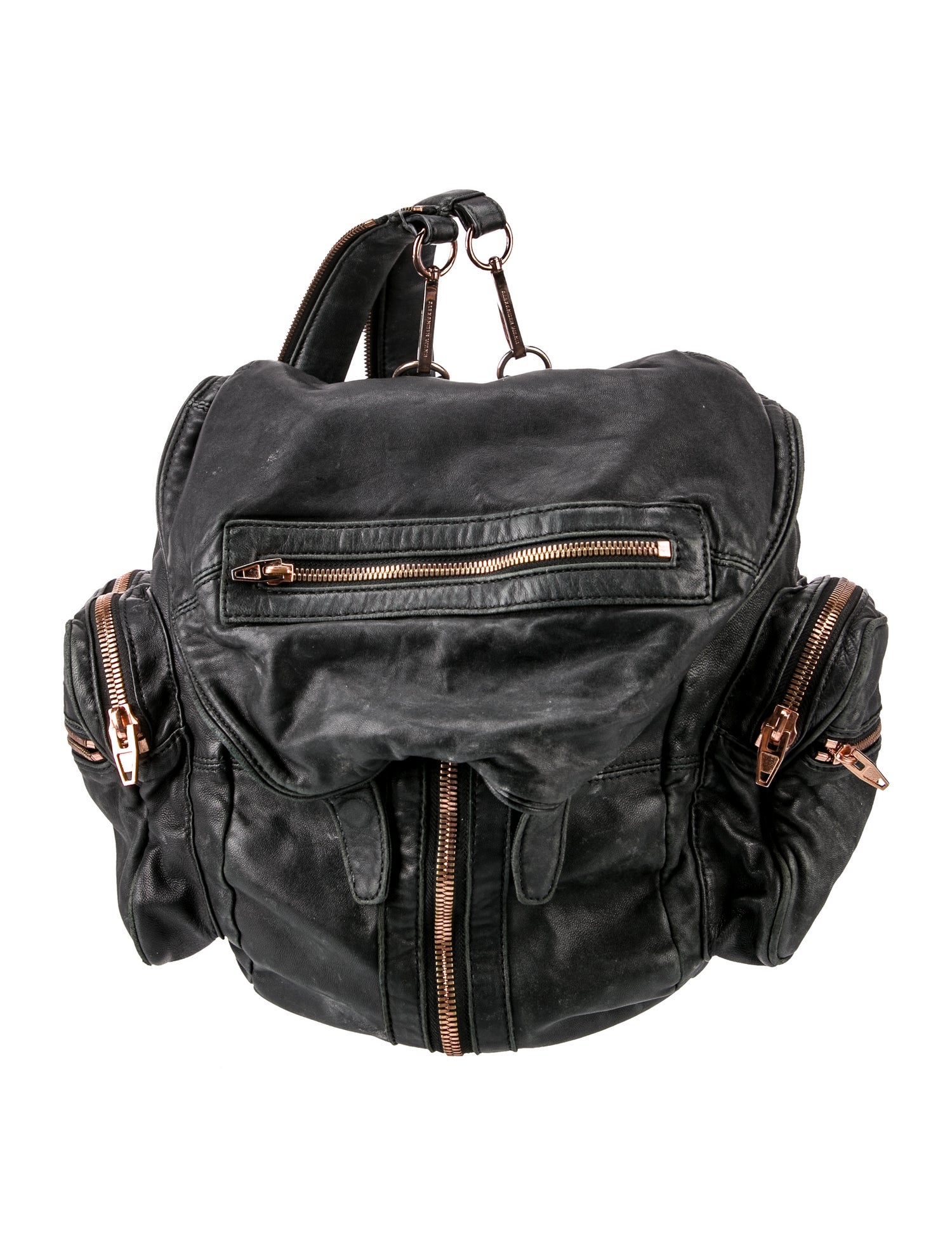 Alexander Wang Leather Backpack - Black Backpacks, Handbags - ALX162024 ...