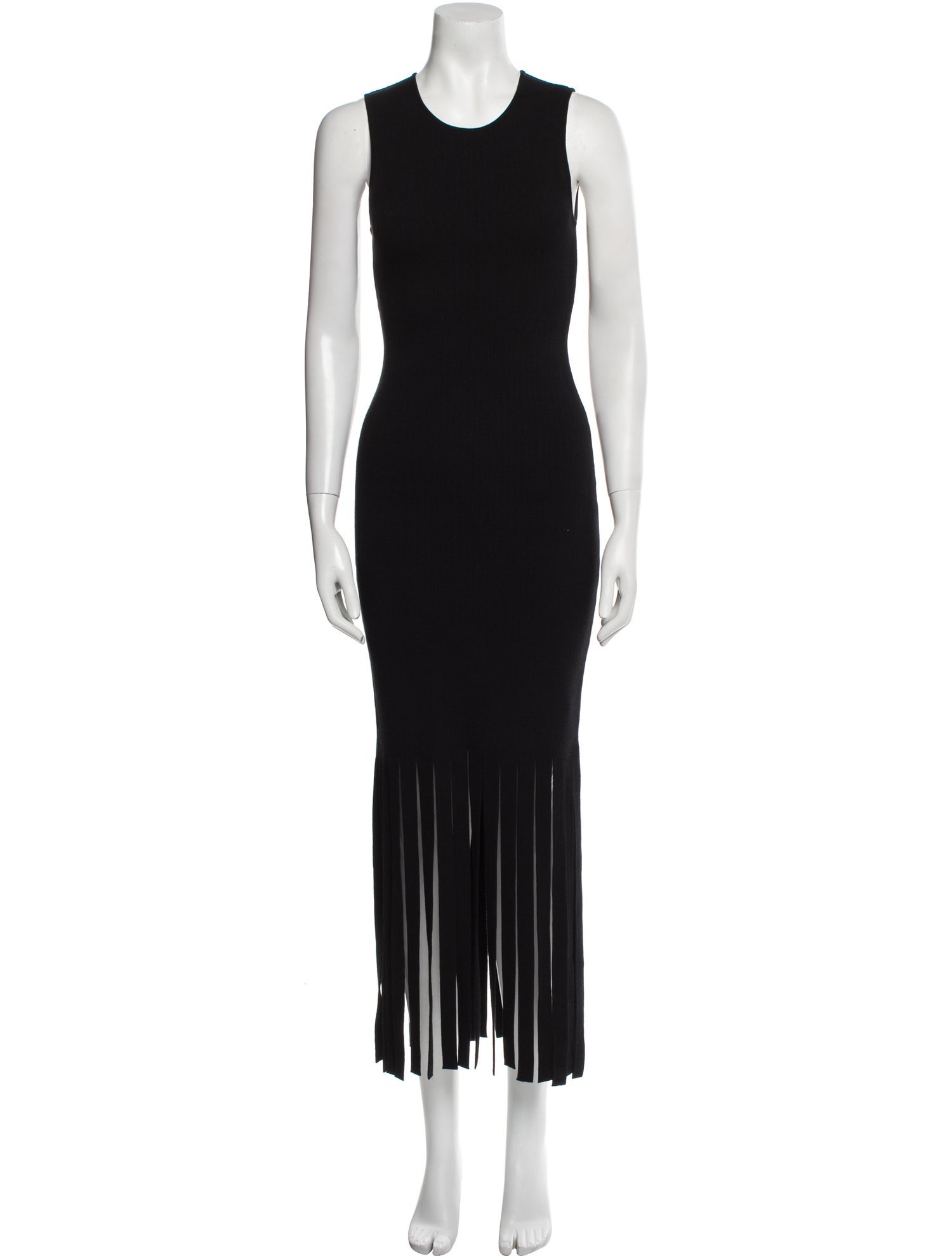 Alexander Wang Crew Neck Long Dress - Black Dresses, Clothing ...