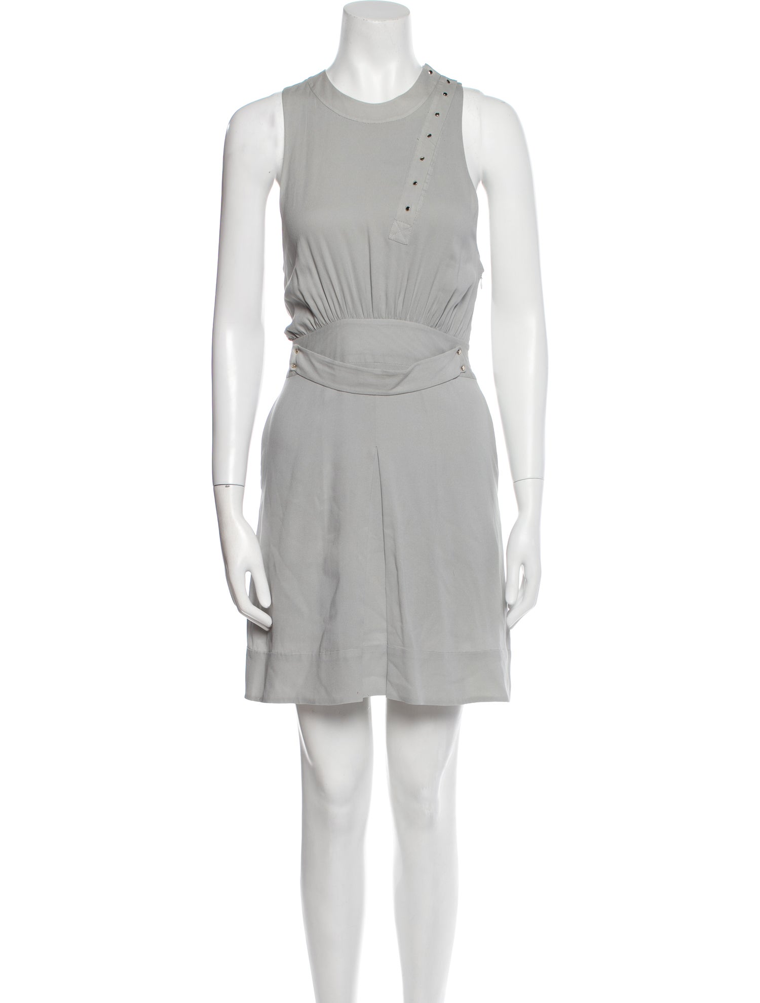 Alexander Wang Silk Mini Dress - Neutrals Dresses, Clothing - ALX162985 ...