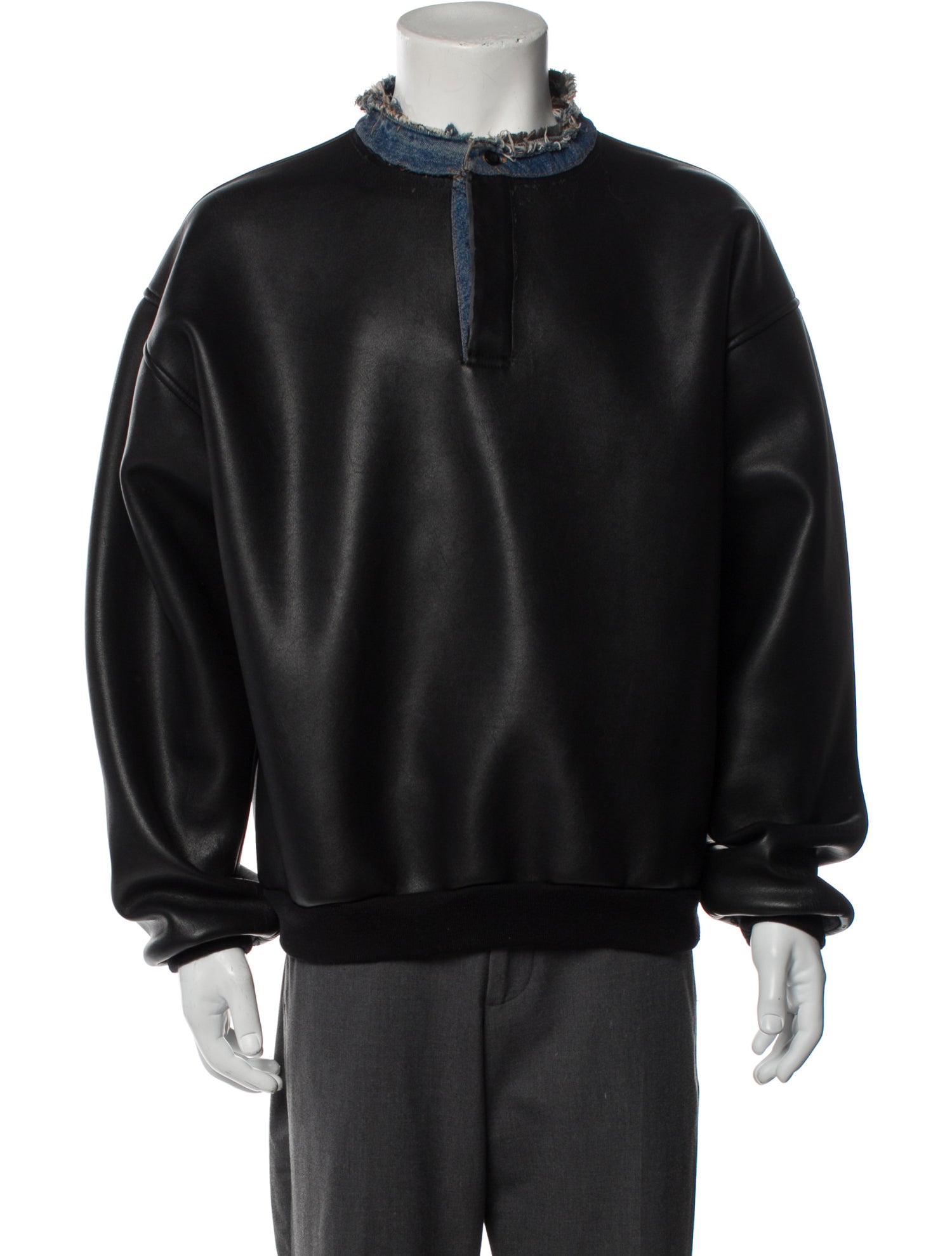 Alexander Wang Virgin Wool Crew Neck Sweatshirt - Black Sweatshirts ...