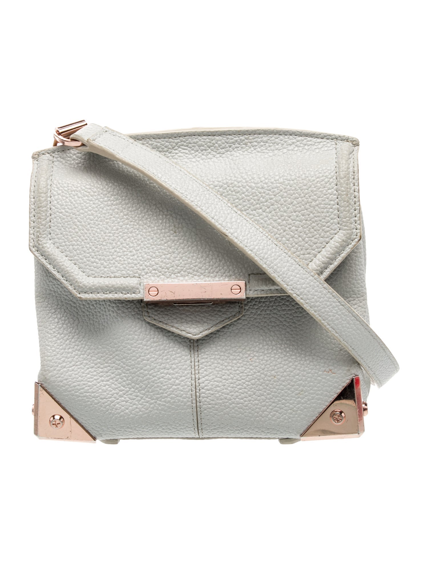 Alexander Wang Leather Crossbody Bag - Neutrals Crossbody Bags ...