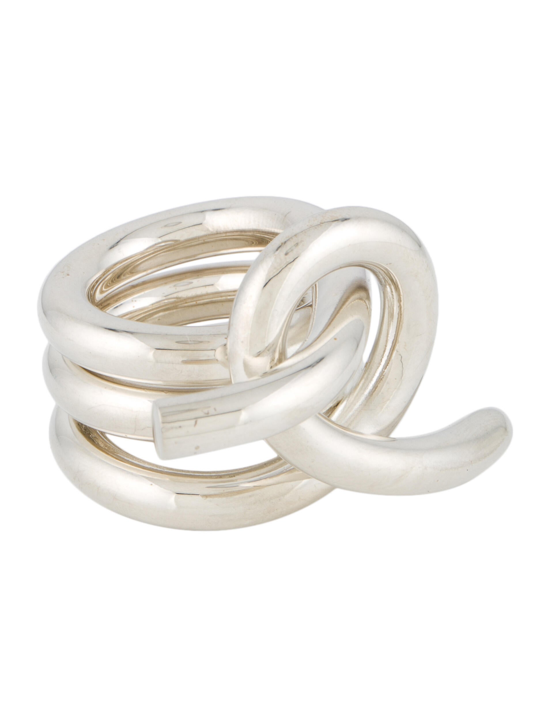 Ambush Knot Cocktail Ring - Sterling Silver Cocktail Ring, Rings ...