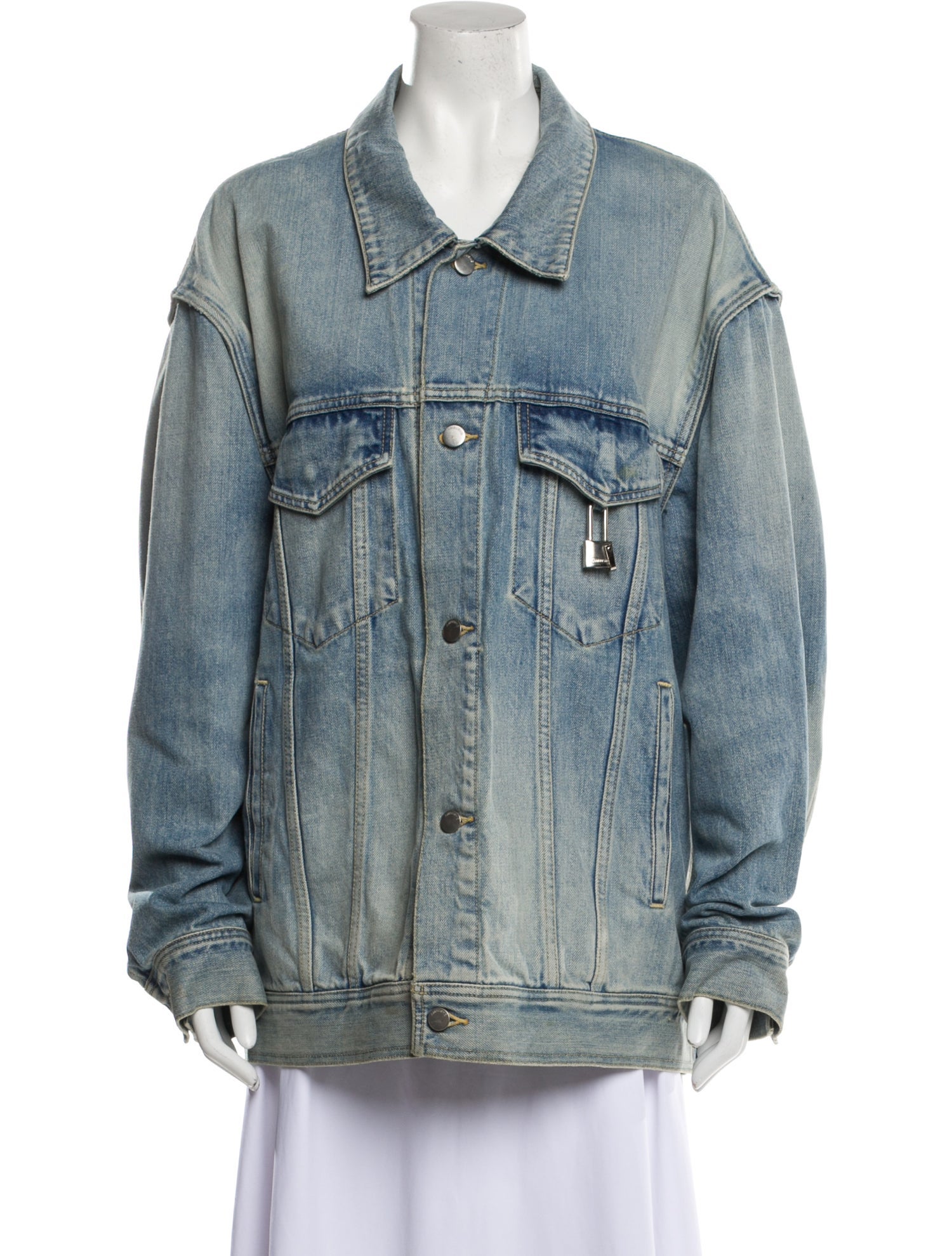 Ambush Denim Jacket - Blue Jackets, Clothing - AMBHH22294 | The RealReal