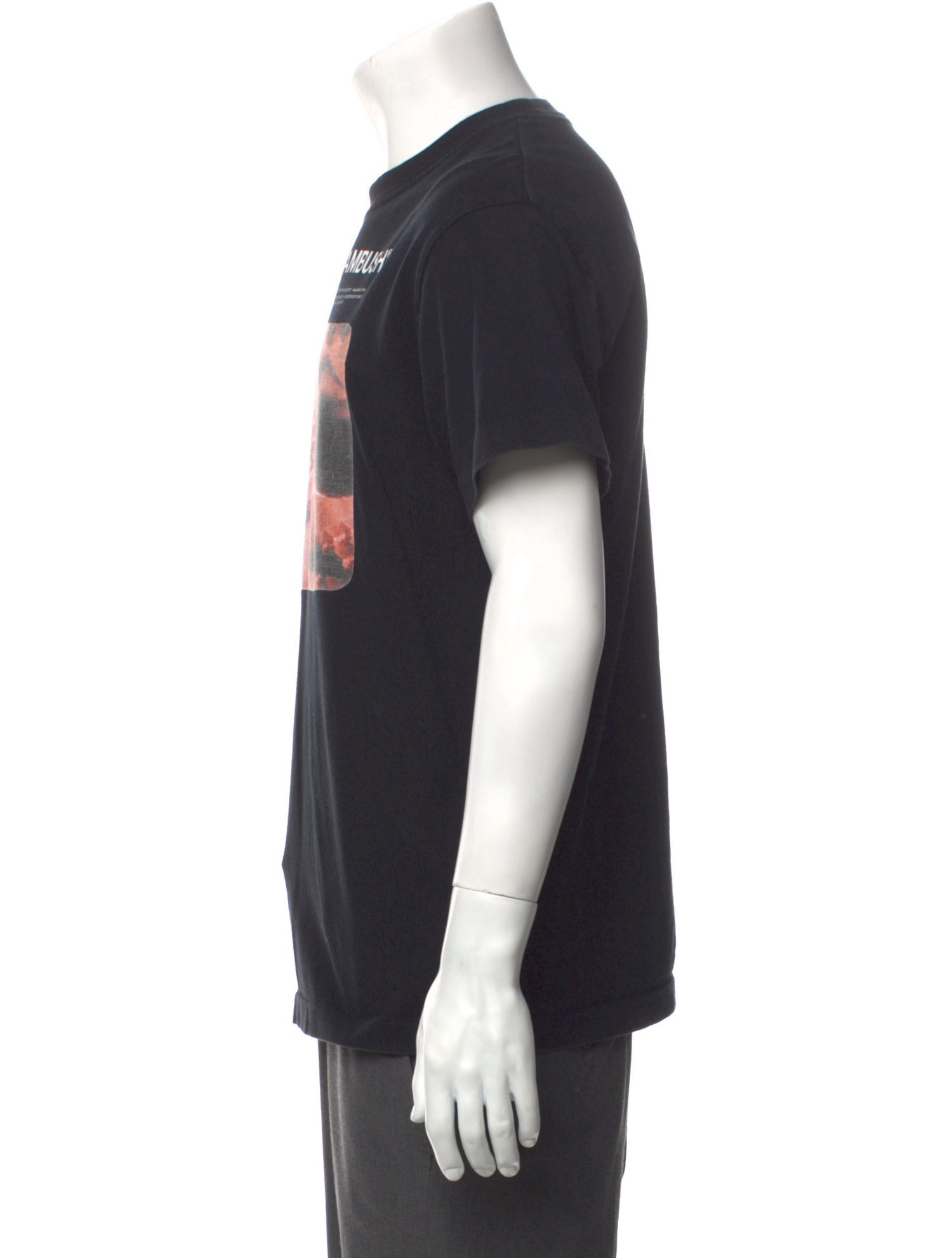 Juun.J Graphic Print Crew Neck T-Shirt - Black T-Shirts, Clothing ...