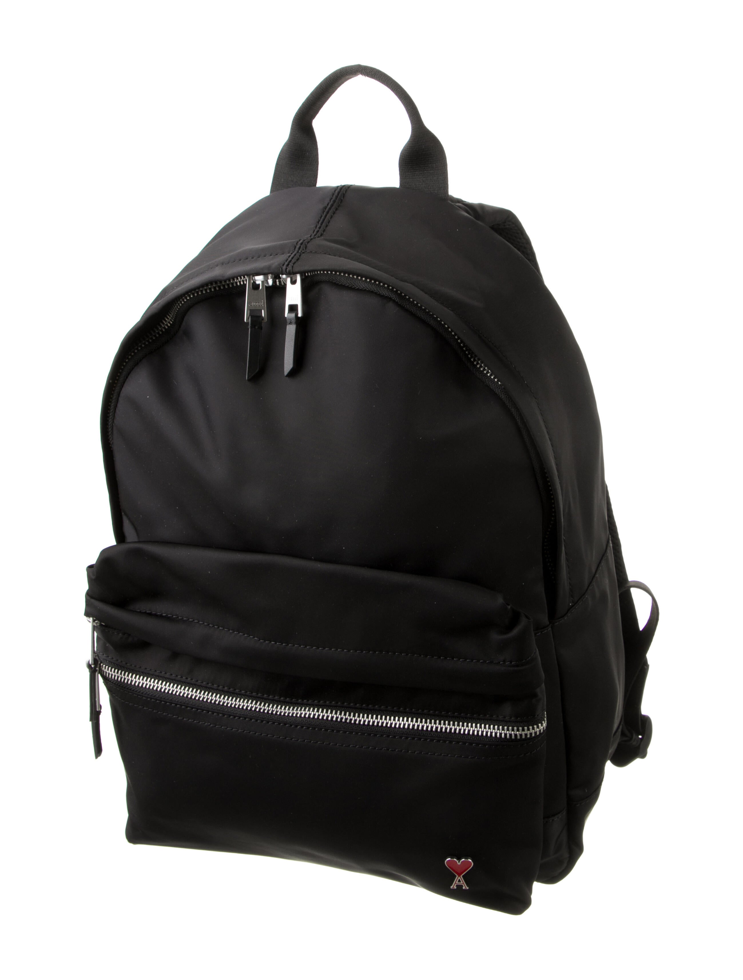 AMI Alexandre Mattiussi Nylon Backpack - Black Backpacks, Handbags ...