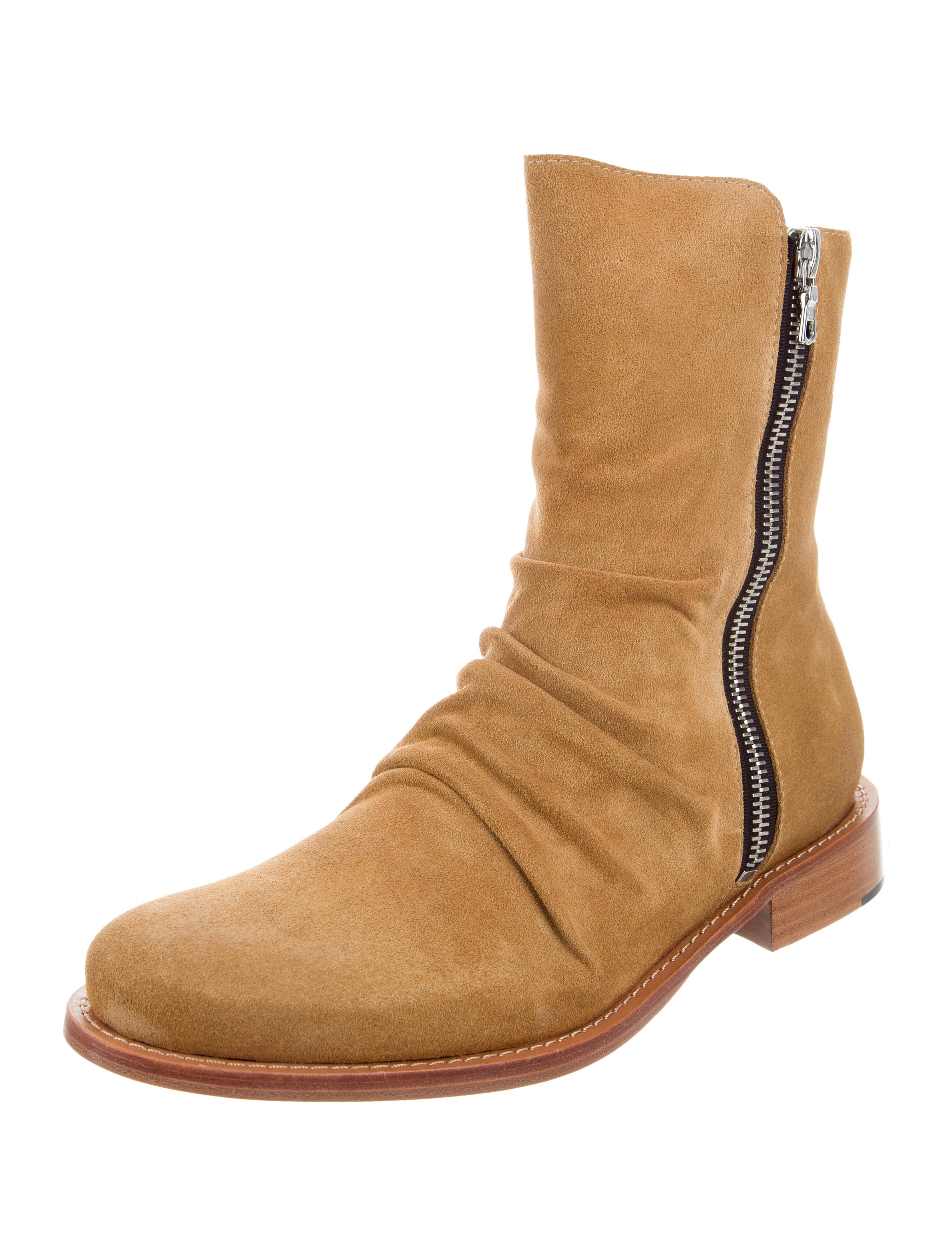 Amiri Suede Stack Boots w/ Tags - Brown Boots, Shoes - AMIRI20428 | The ...