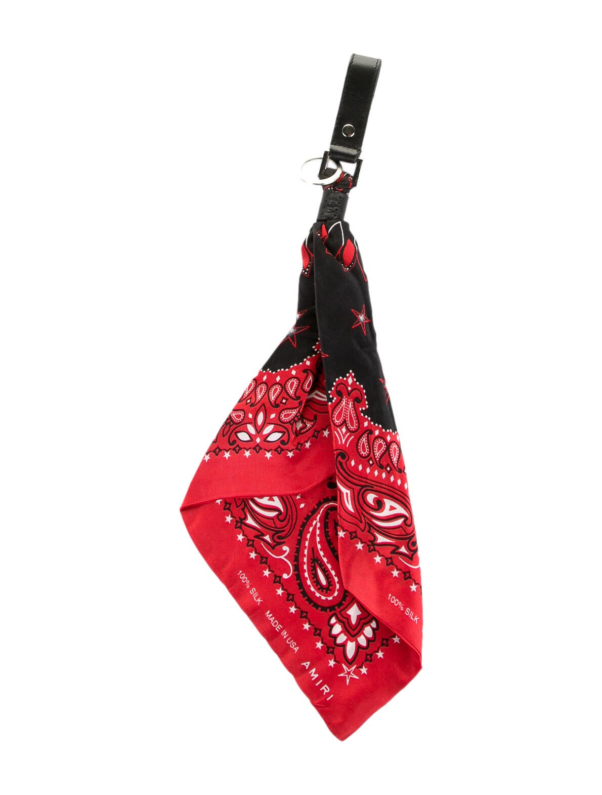 Amiri Silk Bandana Keychain - Red Keychains, Accessories - AMIRI25846 ...