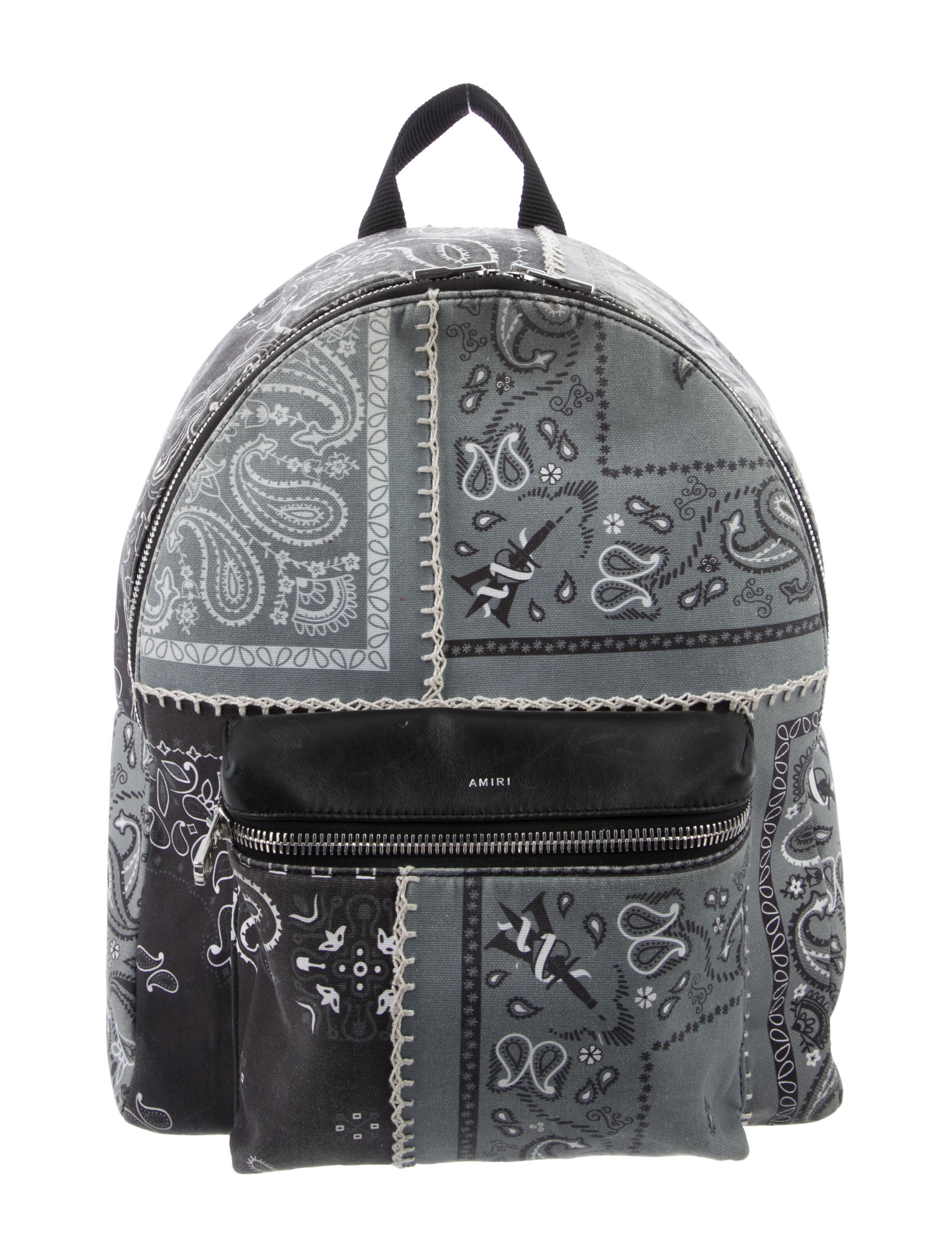 Amiri Bandana Print Backpack - Grey Backpacks, Bags - AMIRI26970 | The ...