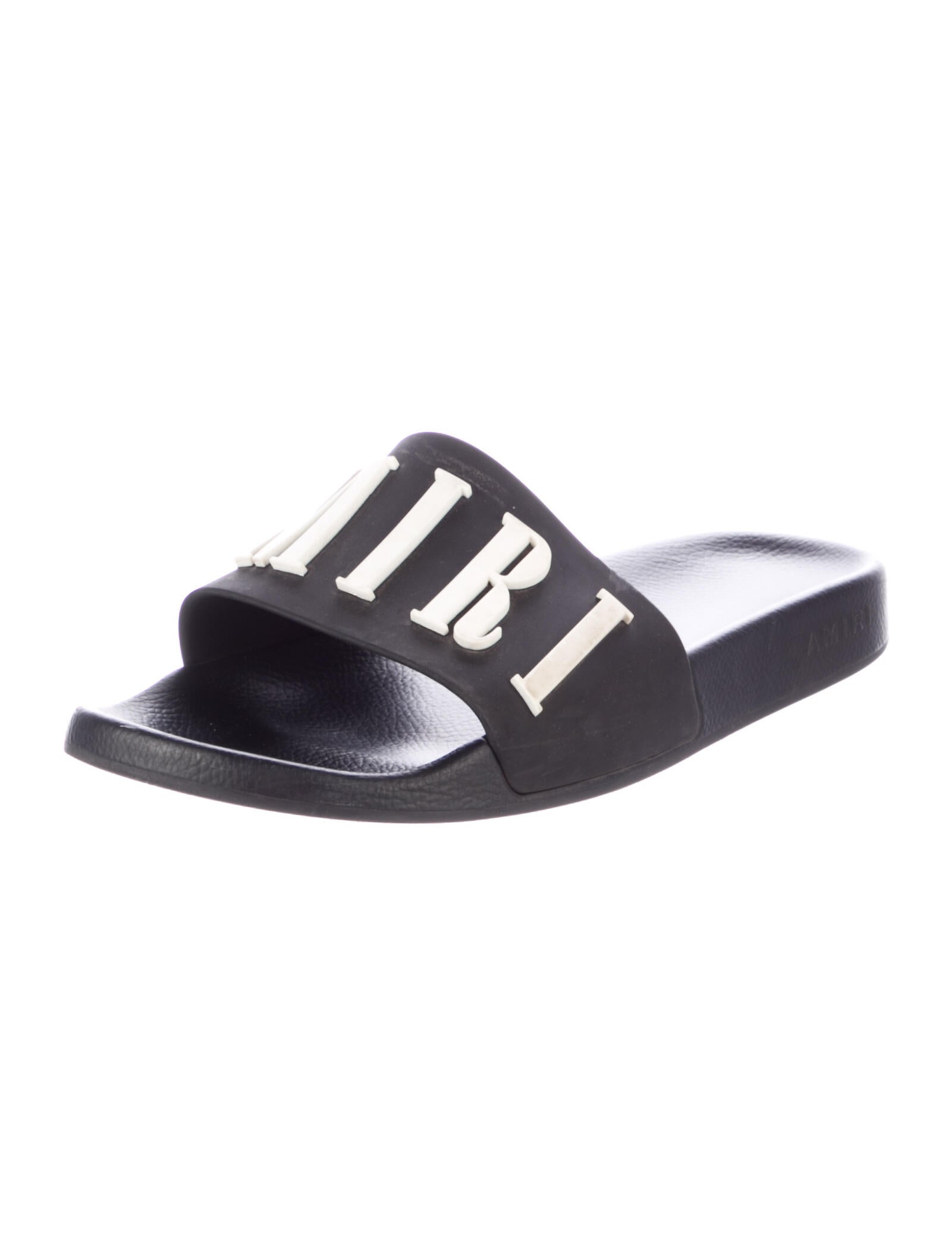 Amiri Rubber Slides - Black Sandals, Shoes - AMIRI35628 | The RealReal