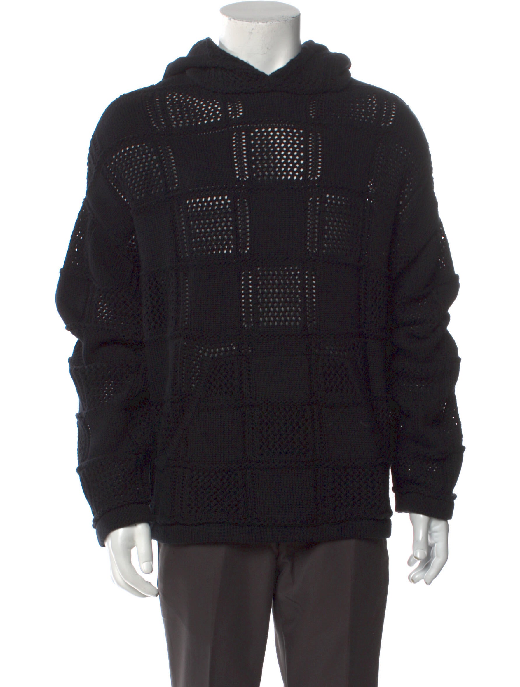 Amiri Crew Neck Long Sleeve Pullover - Black Sweaters, Clothing ...