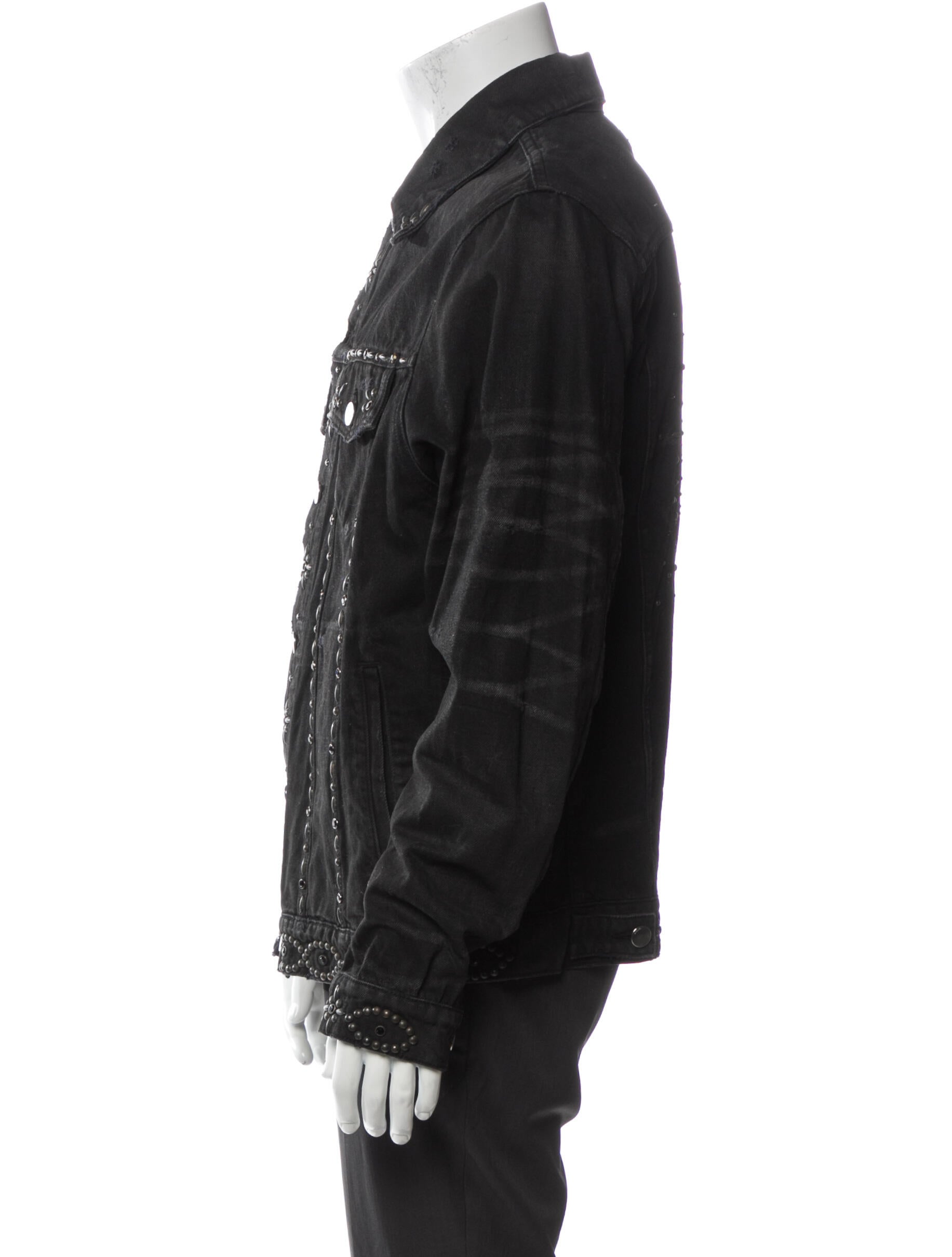 Amiri Denim Jacket - Black Outerwear, Clothing - AMIRI37148 | The RealReal