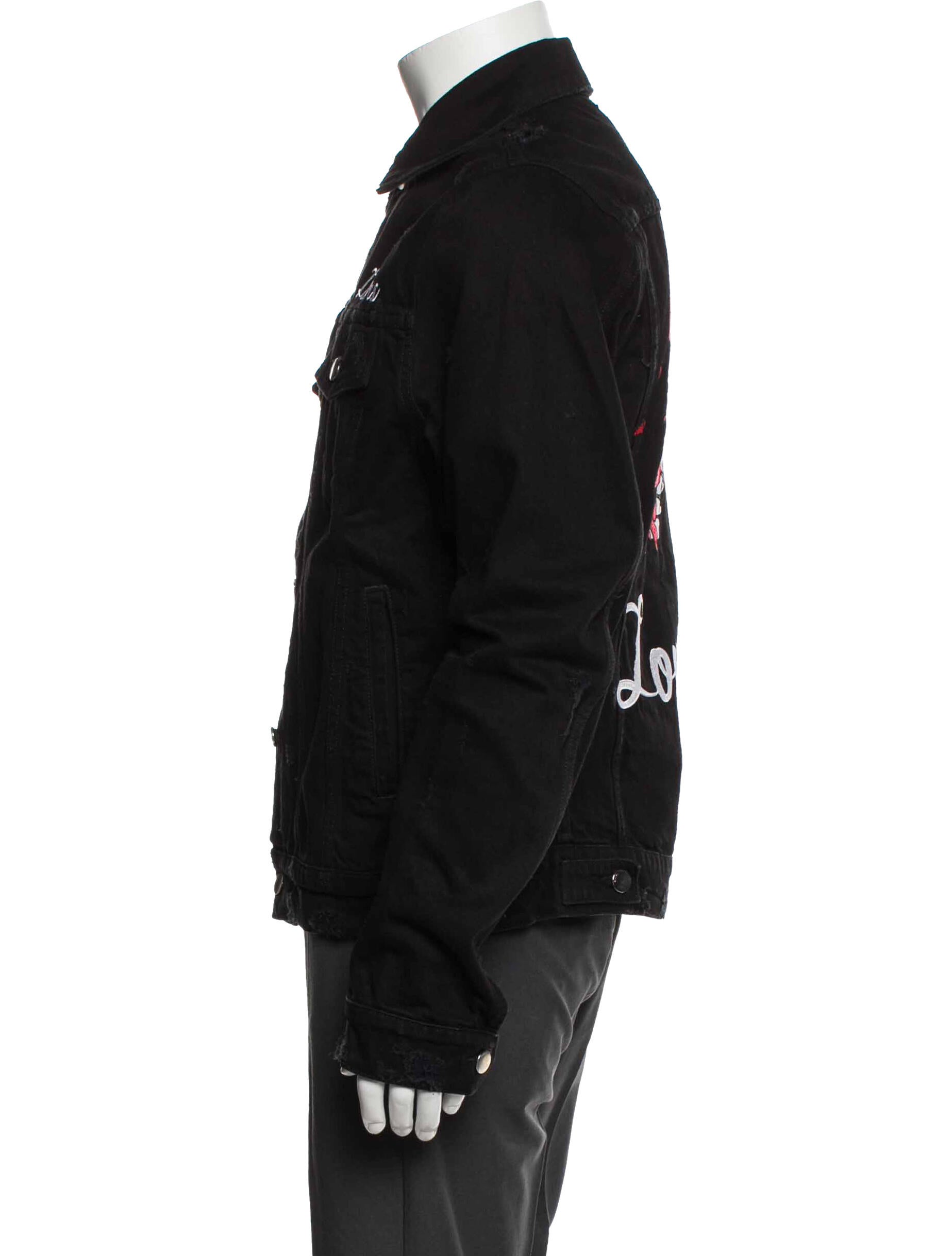 Amiri Trucker Jacket - Black Outerwear, Clothing - AMIRI37581 | The ...
