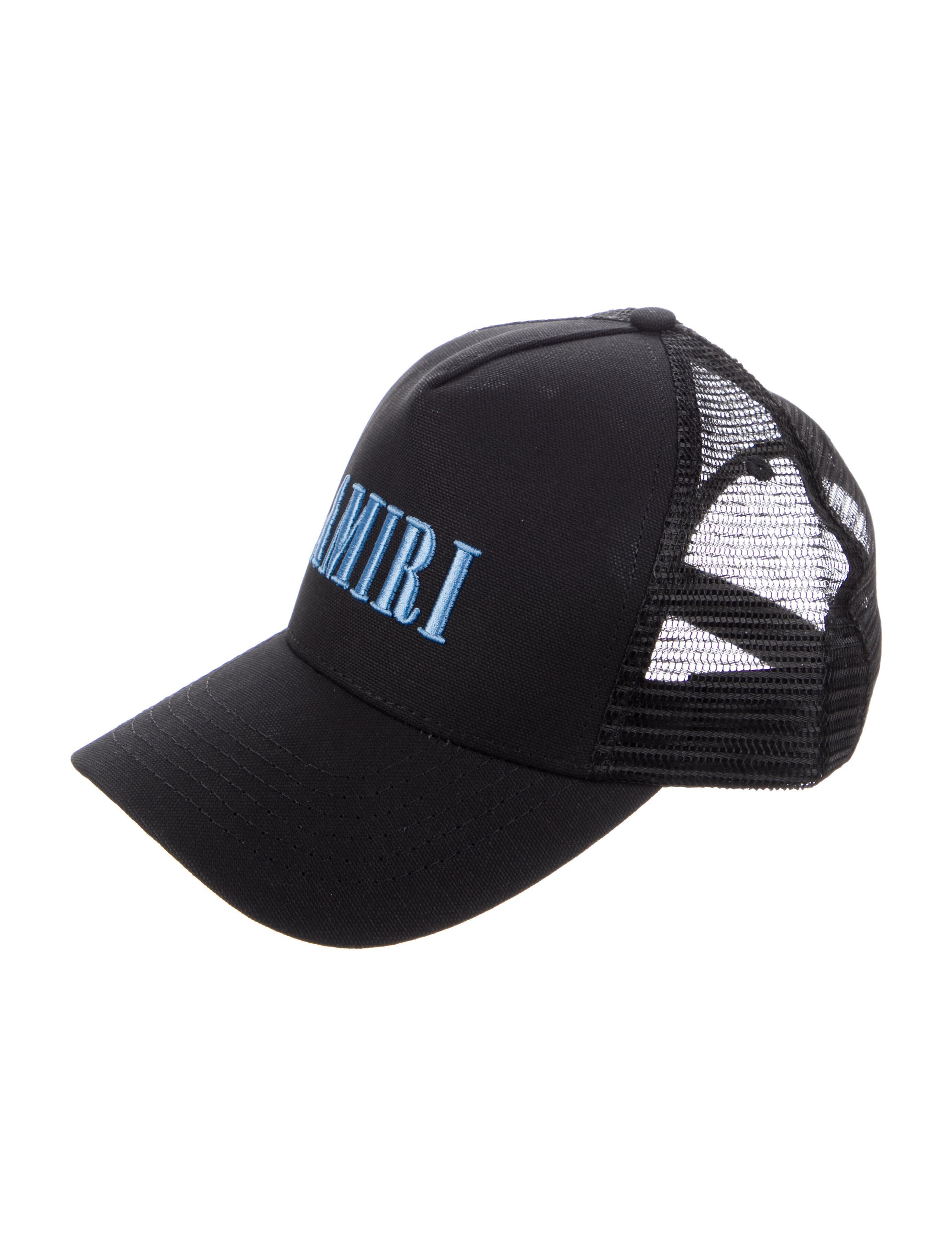 Amiri Amiri Embroidered Trucker Hat - Black Hats, Accessories ...