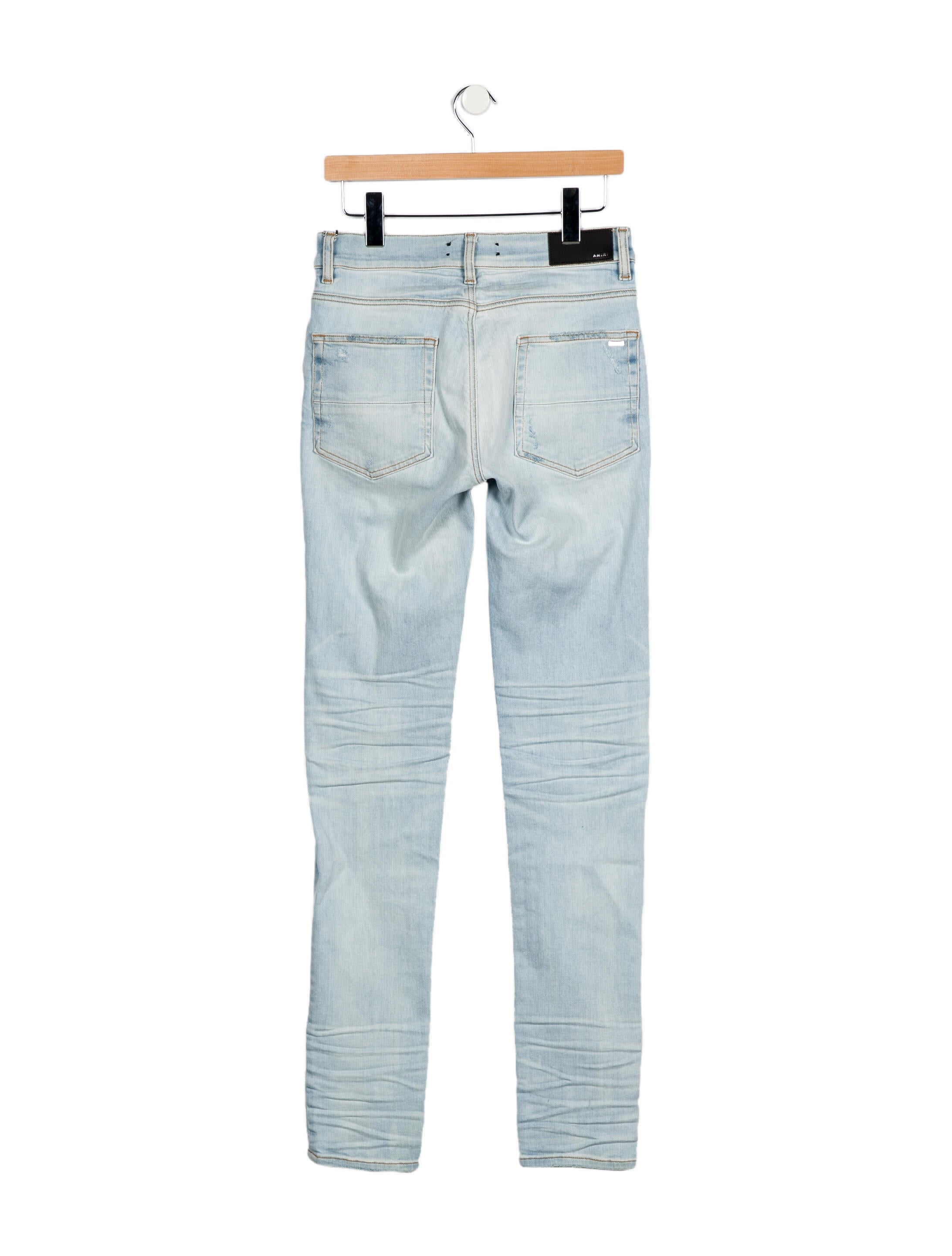 Amiri Stack Skinny Jeans w/ Tags - Blue, 10" Rise Jeans, Clothing ...