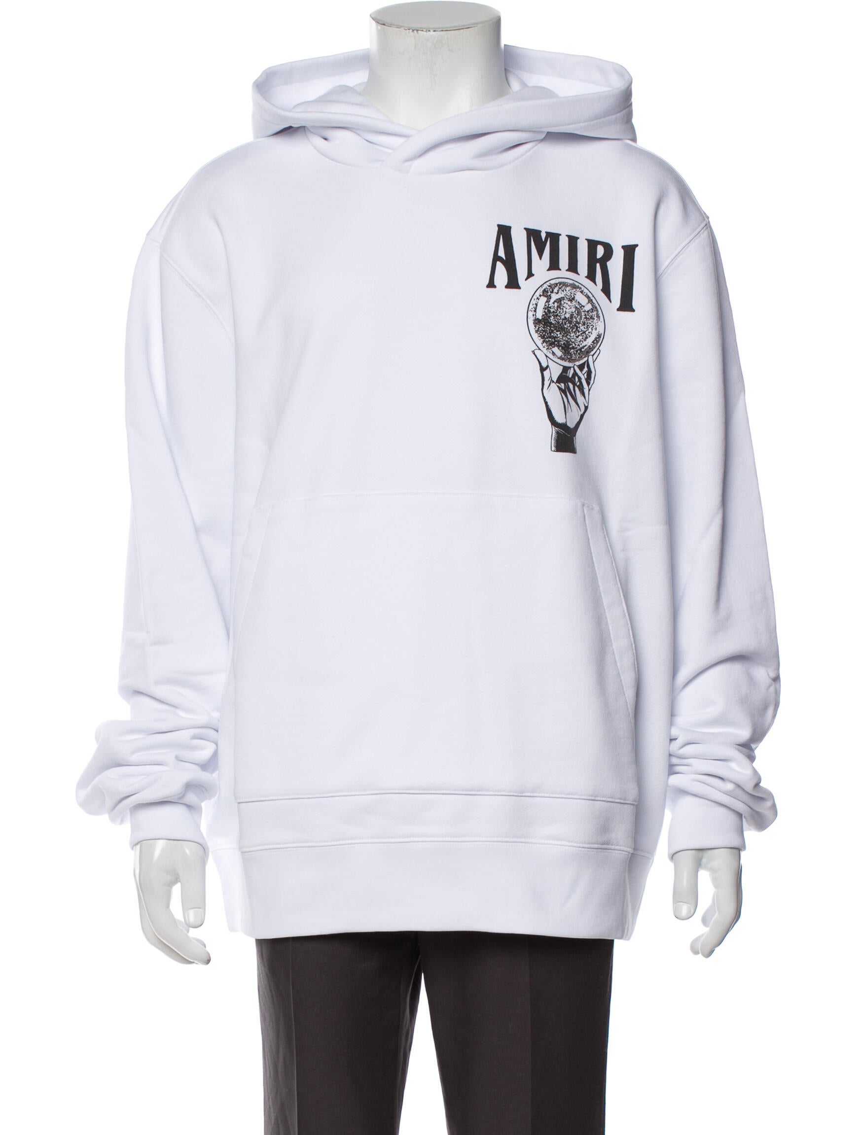 Amiri 2023 Graphic Print Hoodie w/ Tags - White Sweatshirts & Hoodies ...