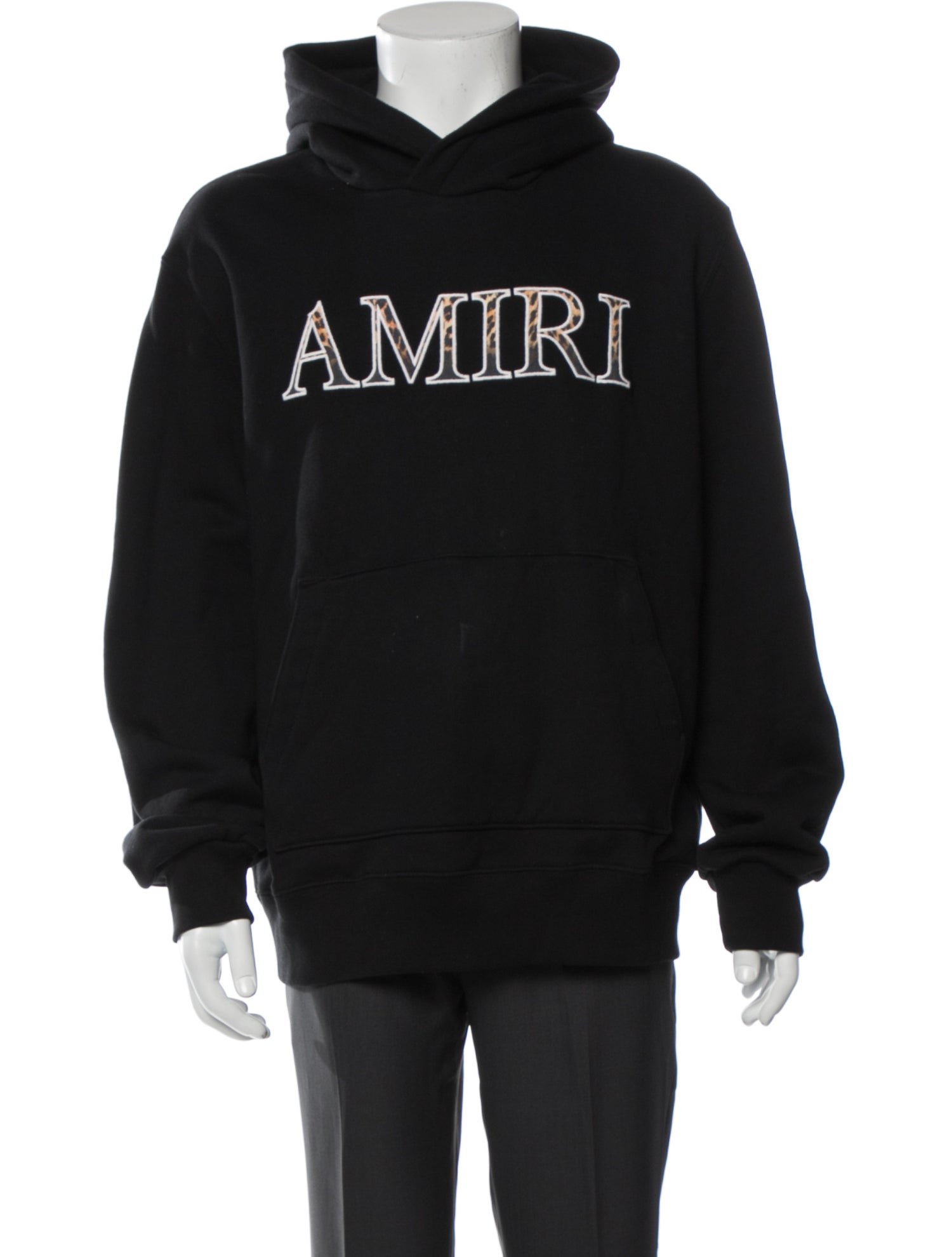 Amiri Cashmere Mock Neck Hoodie - Black Sweatshirts & Hoodies, Clothing ...