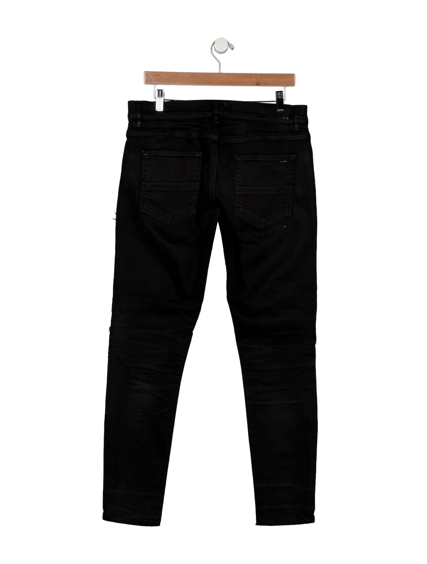 Amiri Skinny Jeans - Grey, 18" Rise Jeans, Clothing - AMIRI45944 | The ...
