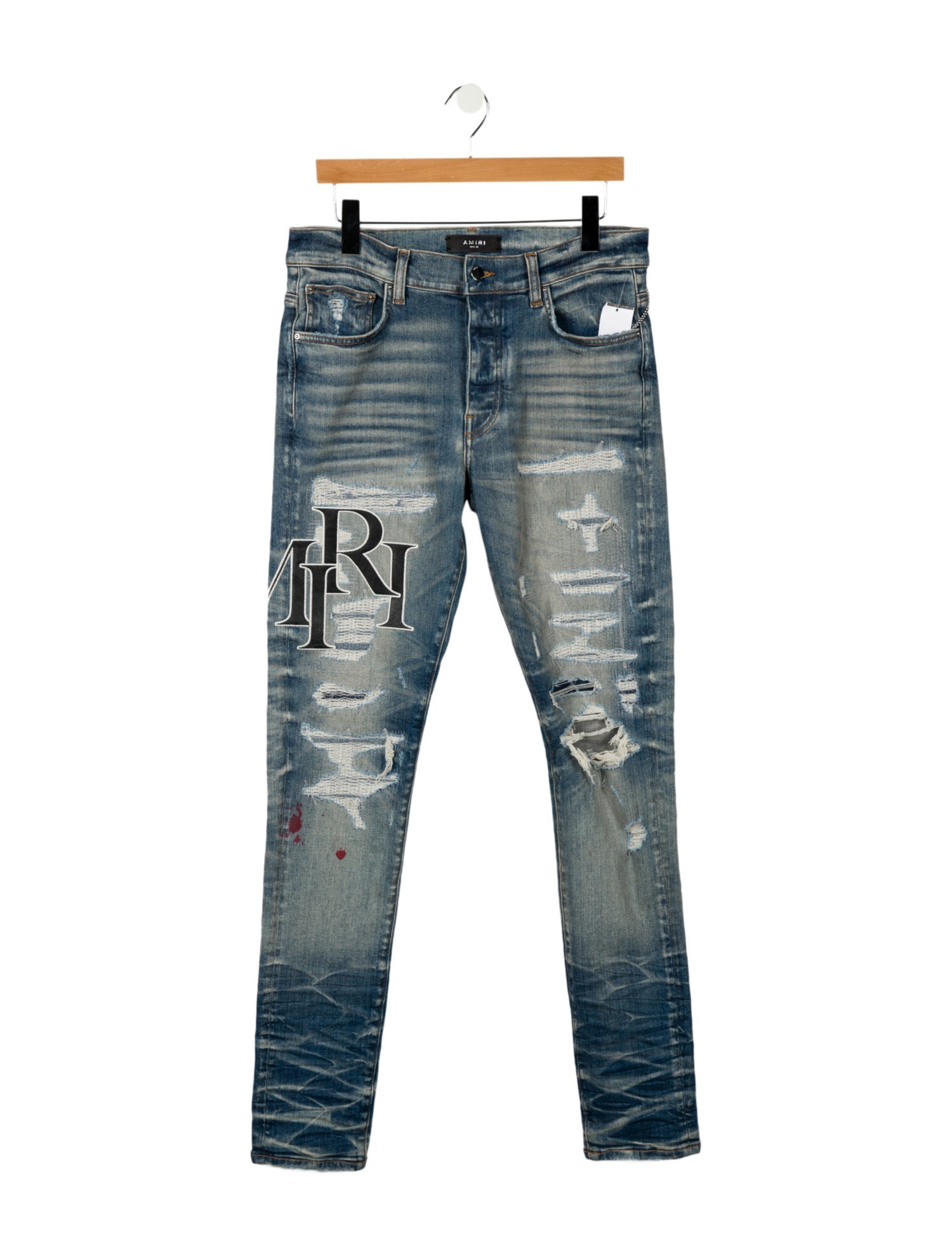 Amiri Skinny Jeans w/ Tags - Blue, 10" Rise Jeans, Clothing ...