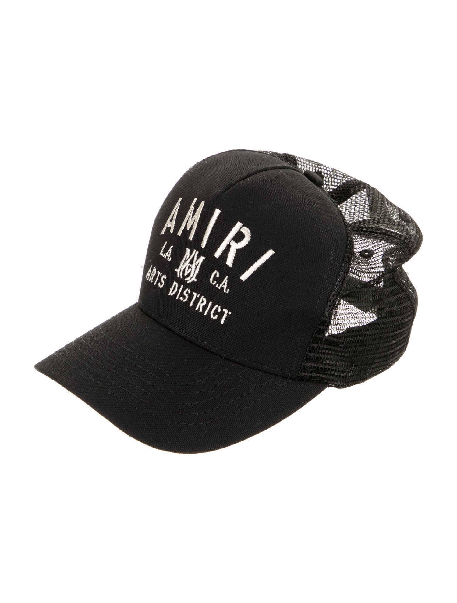 Amiri Embroidered Trucker Hat - Black Hats, Accessories - AMIRI46092 ...