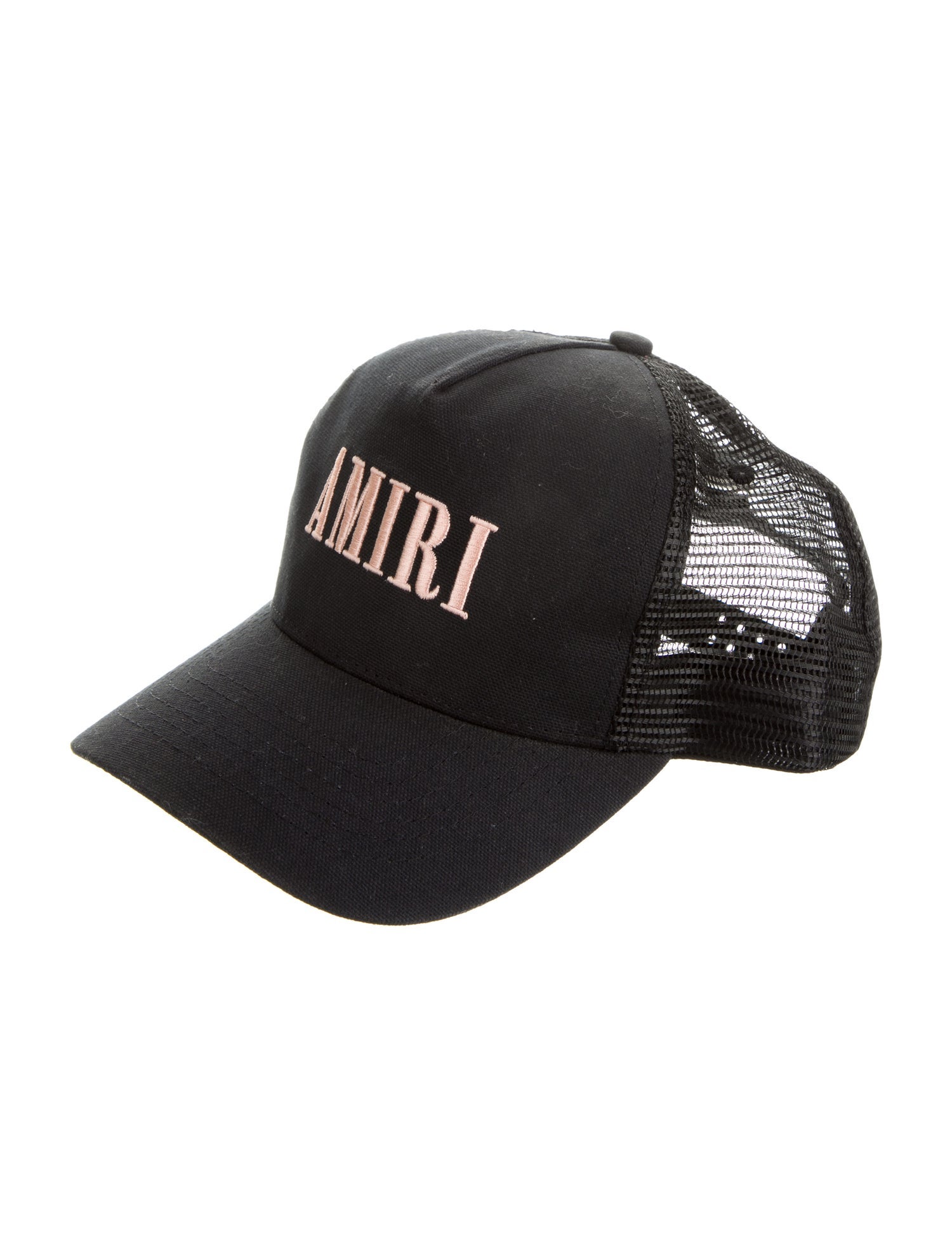 Amiri Embroidered Trucker Hat - Black Hats, Accessories - AMIRI46570 ...