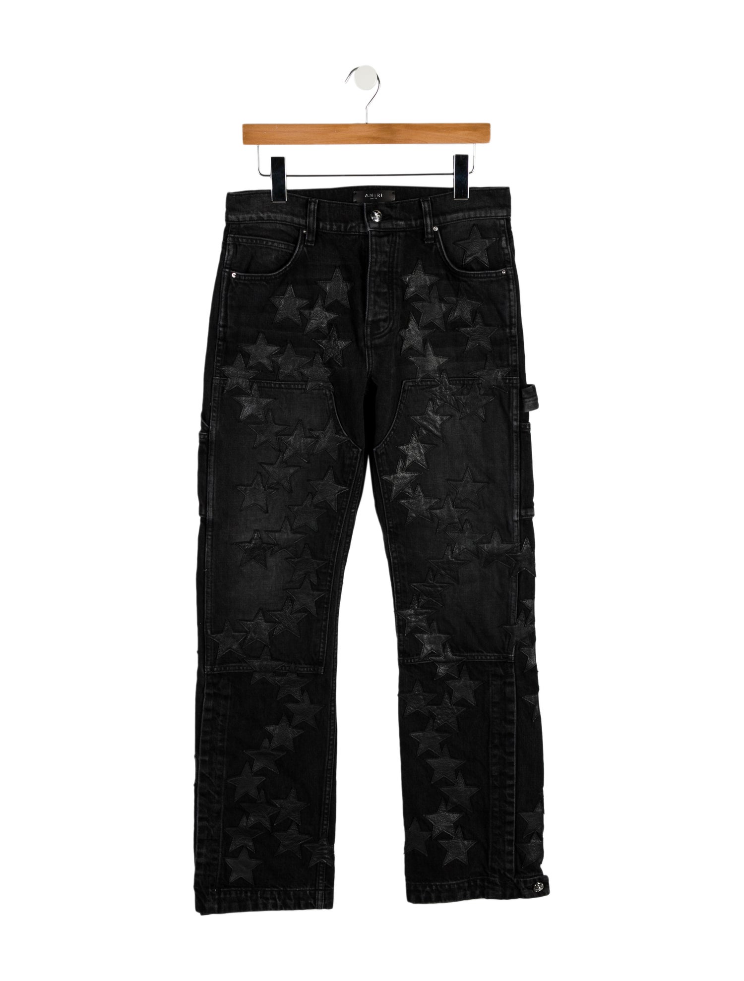 Amiri Straight-Leg Jeans - Black, 10.25" Rise Jeans, Clothing ...