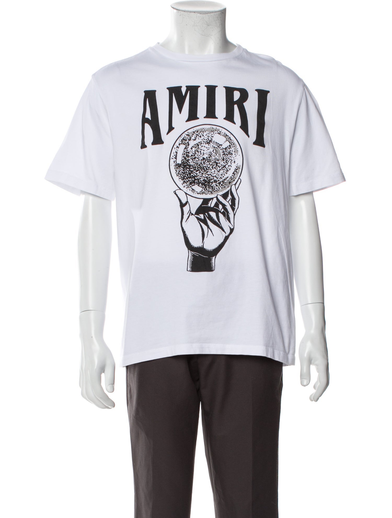 Amiri Graphic Print Crew Neck T-Shirt - White T-Shirts, Clothing ...