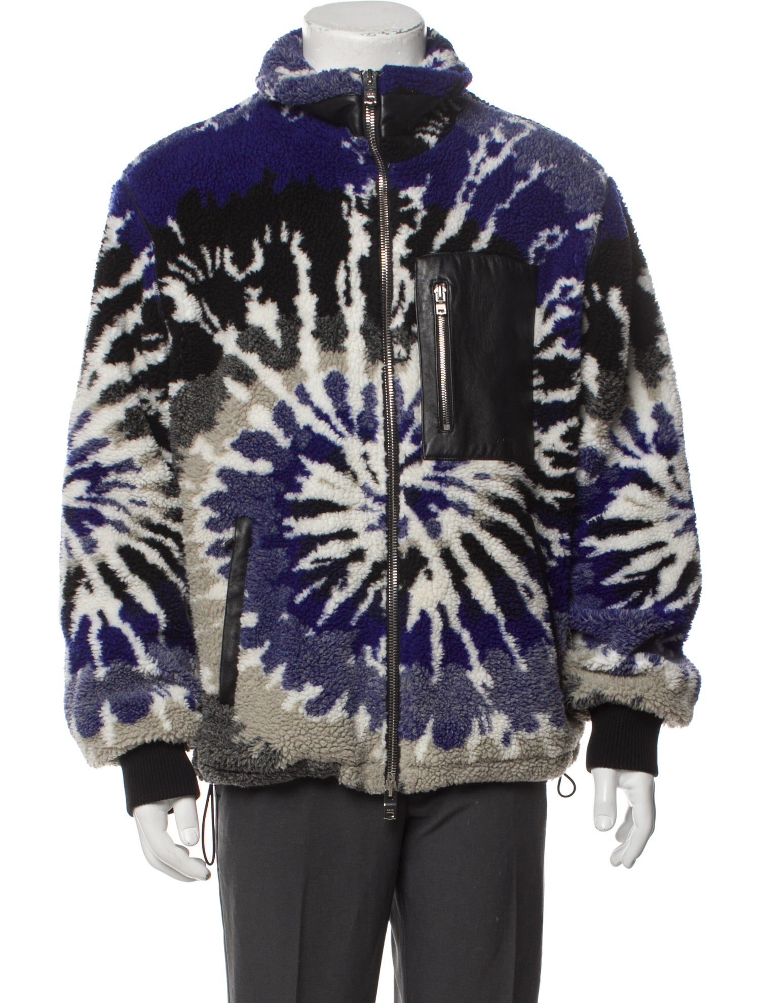 Amiri Tie-Dye Print Puffer Coat - Blue Outerwear, Clothing - AMIRI55547 ...