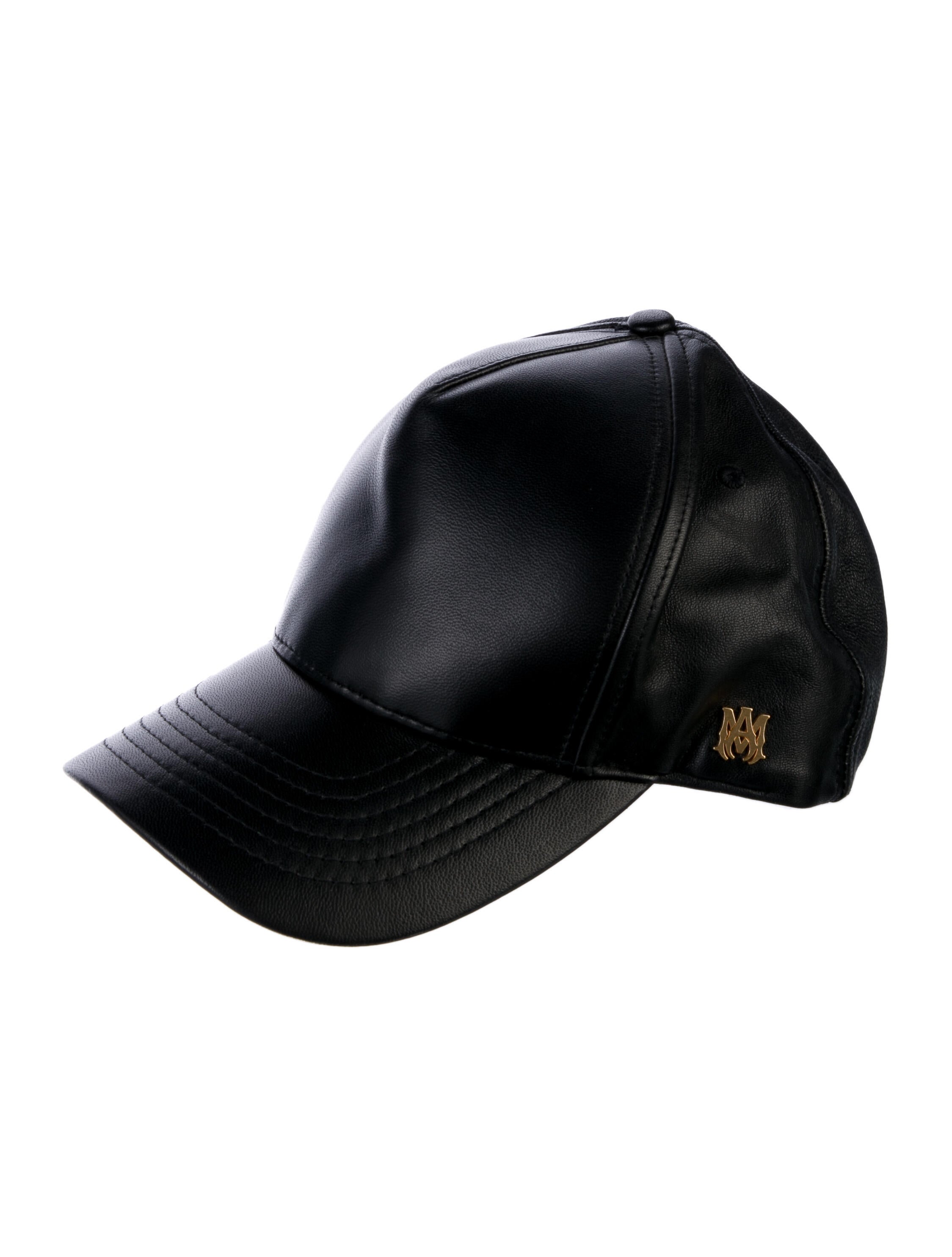 Amiri Leather Baseball Cap - Black Hats, Accessories - AMIRI55856 | The ...