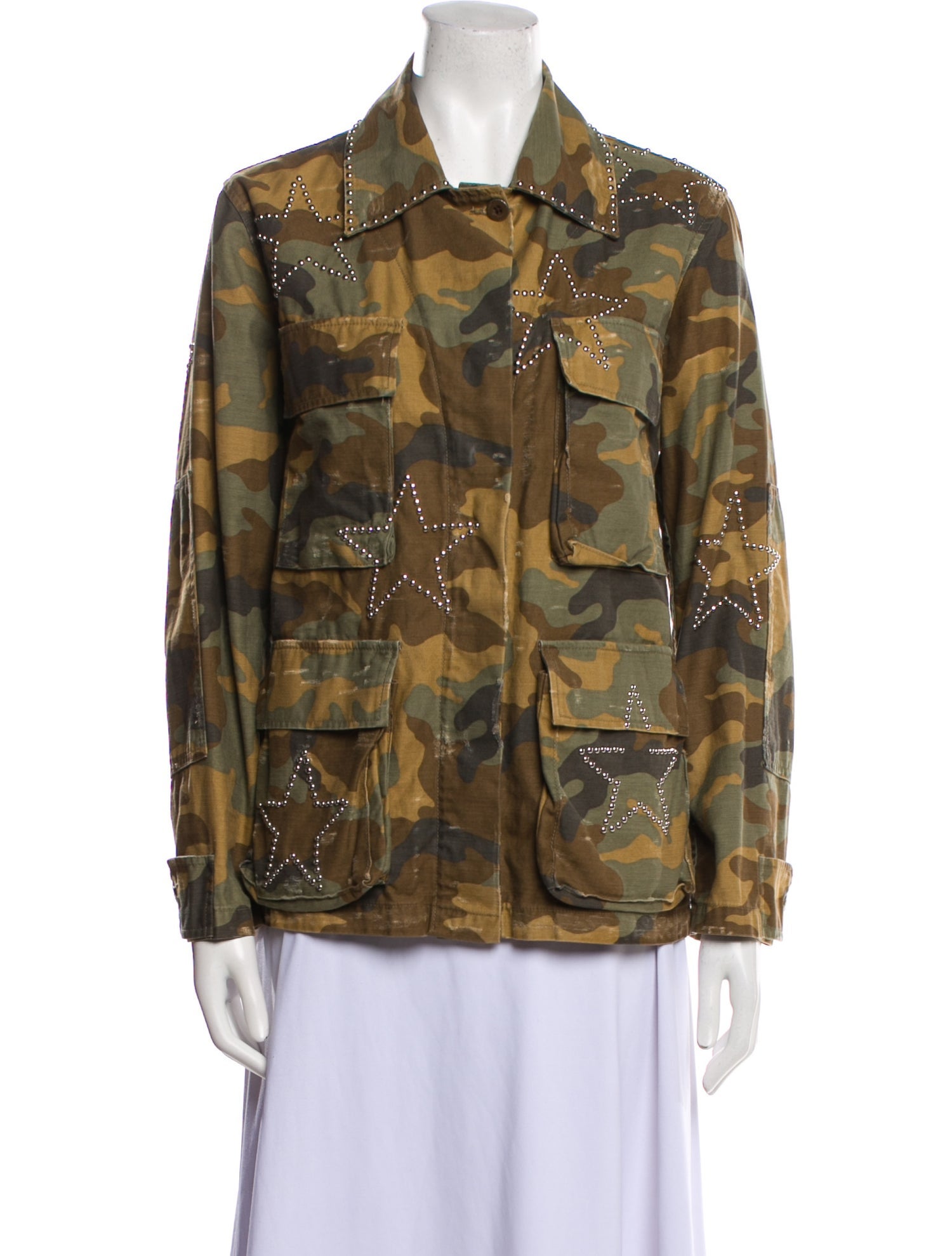 Amiri Camouflage Print Utility Jacket - Brown Jackets, Clothing - AMIRI56072 | The RealReal
