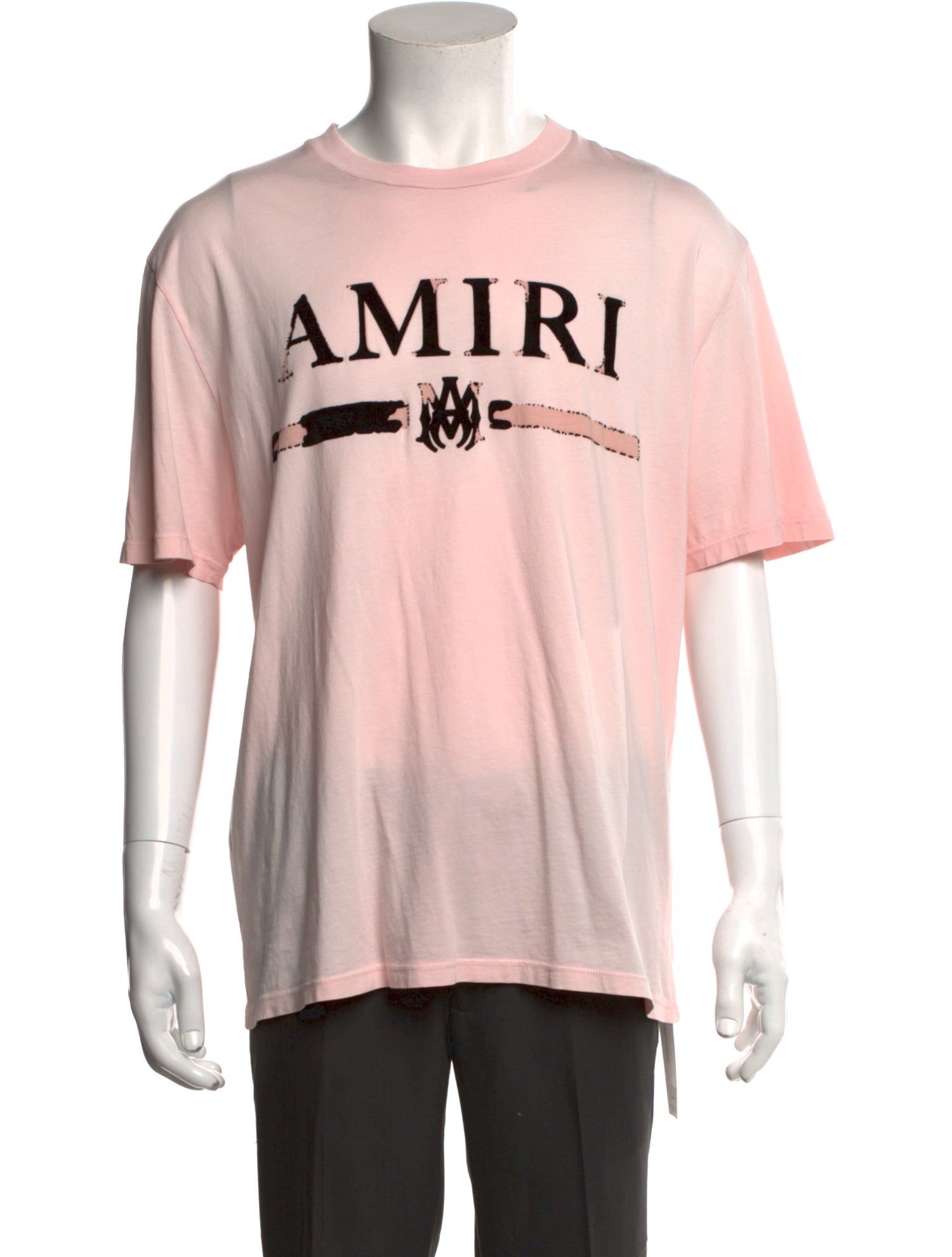 Amiri Graphic Print Crew Neck T-Shirt w/ Tags - Pink T-Shirts, Clothing ...