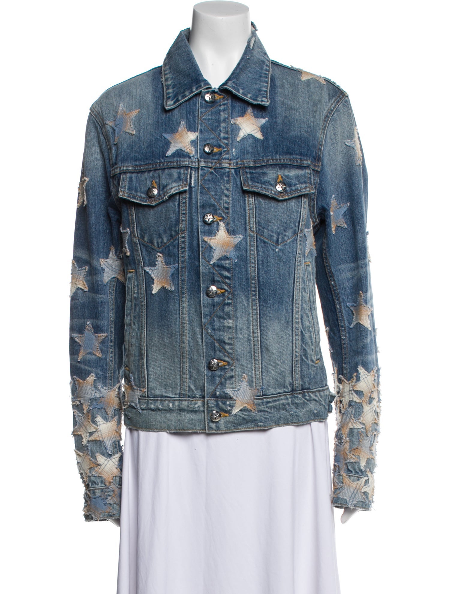 Amiri Denim Jacket - Blue Jackets, Clothing - AMIRI56305 | The RealReal