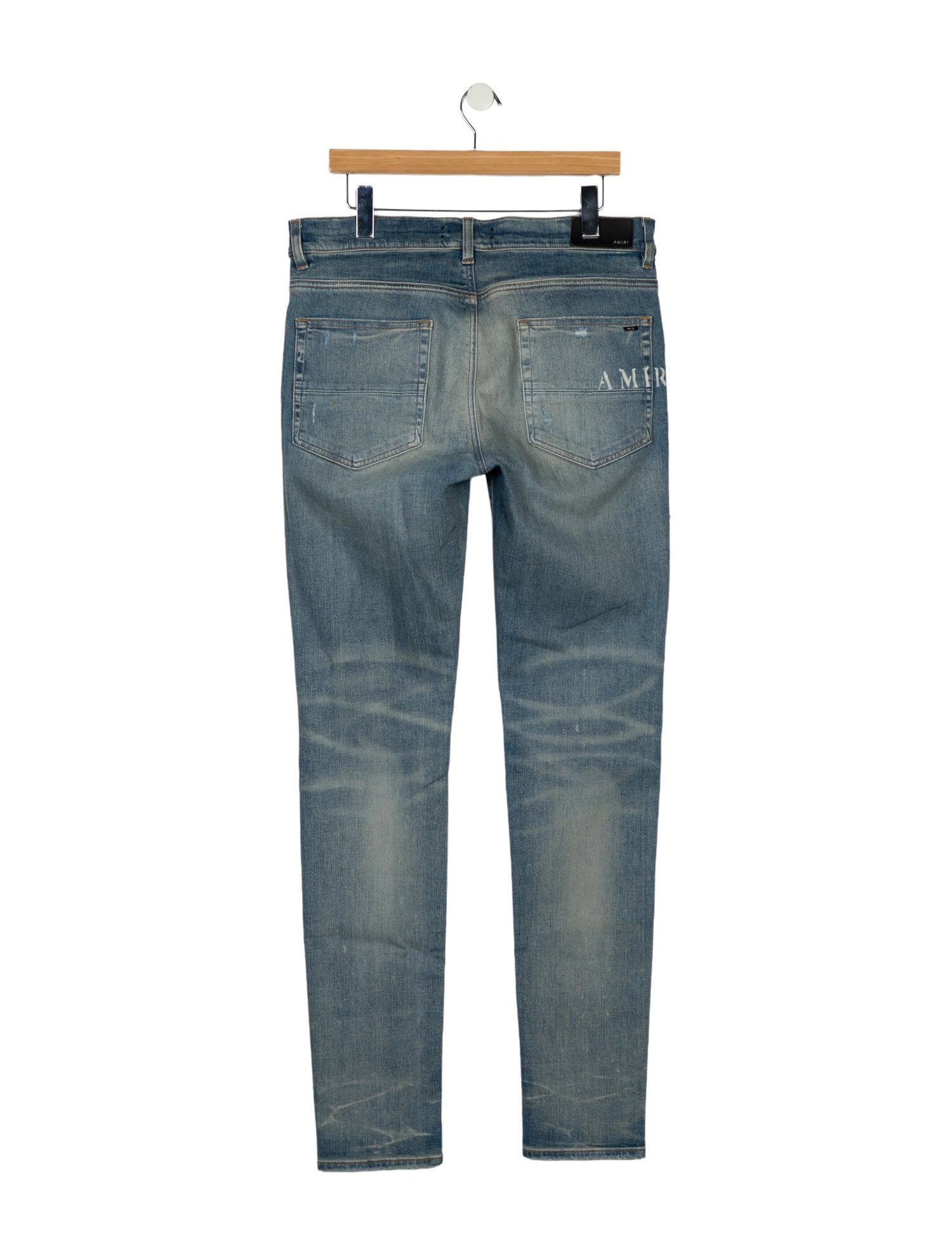 Amiri Skinny Jeans - Blue, 11.5" Rise Jeans, Clothing - AMIRI50272 ...