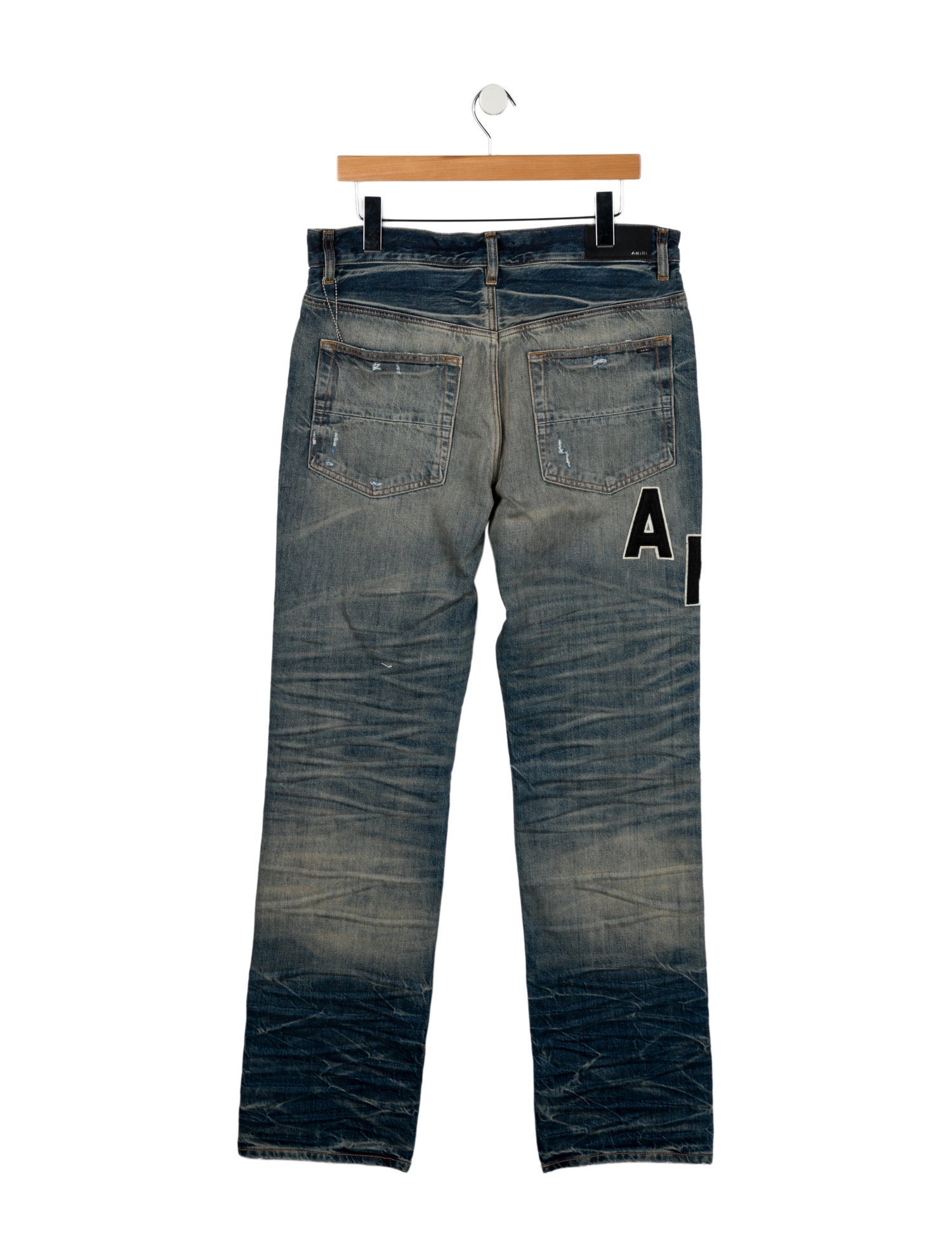 Amiri Straight-Leg Jeans w/ Tags - Blue, 12" Rise Jeans, Clothing ...