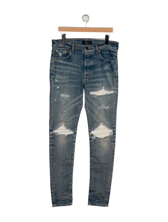 EARTHLING VIP Straight-Leg Jeans - Green, 13.75" Rise Jeans, Clothing ...