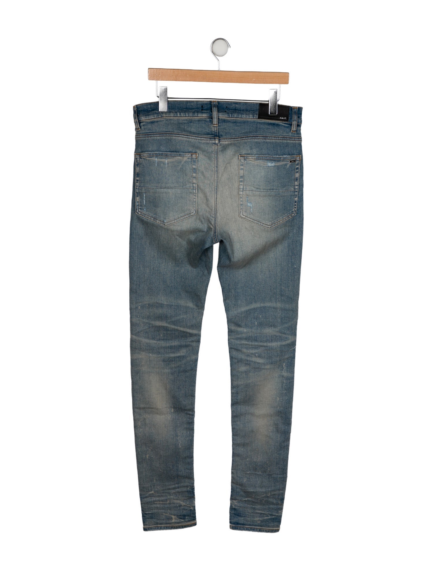 EARTHLING VIP Straight-Leg Jeans - Green, 13.75" Rise Jeans, Clothing ...