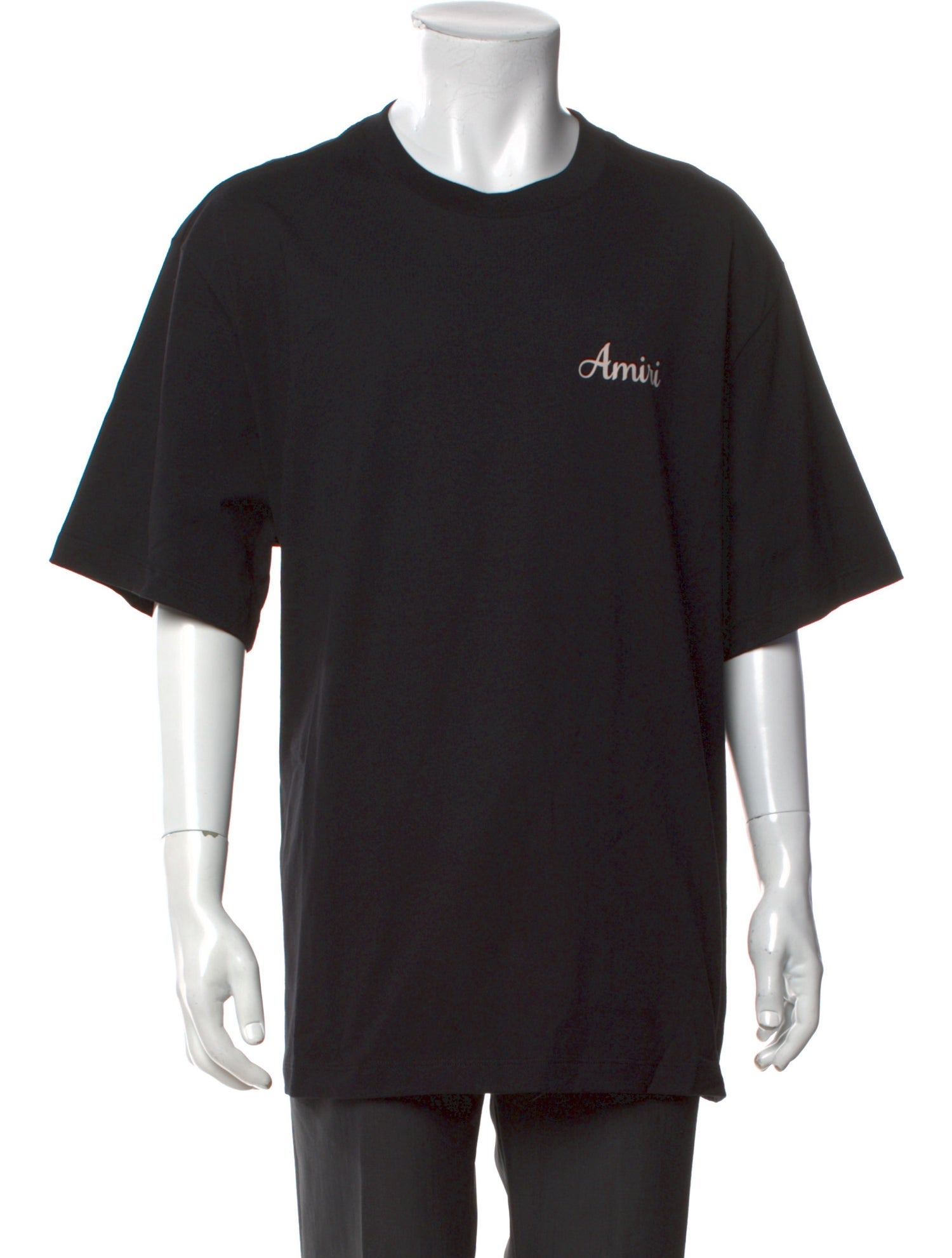 Amiri Graphic Print Crew Neck T-Shirt w/ Tags - Black T-Shirts ...
