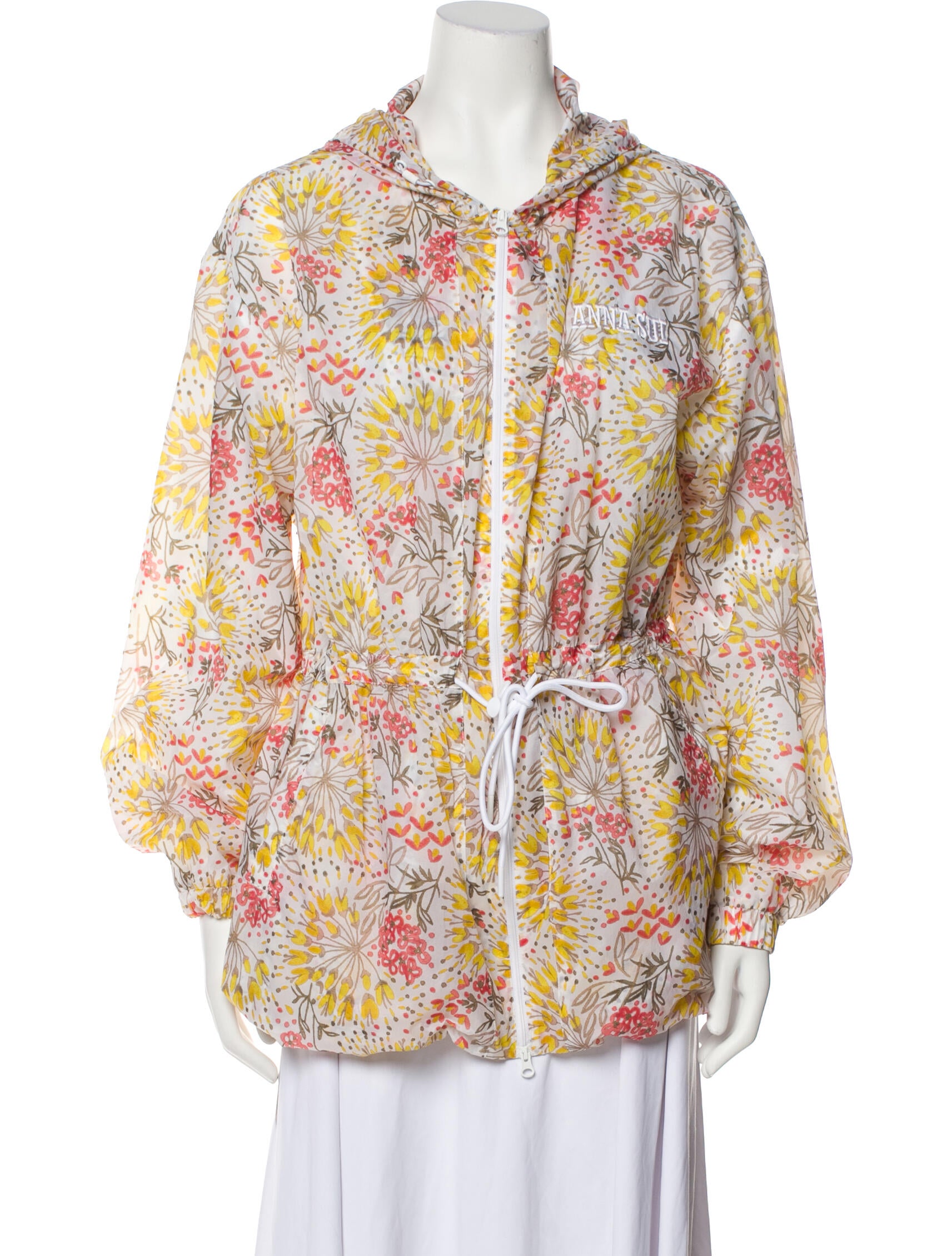 Anna Sui Active Floral Print Utility Jacket - Neutrals Jackets ...