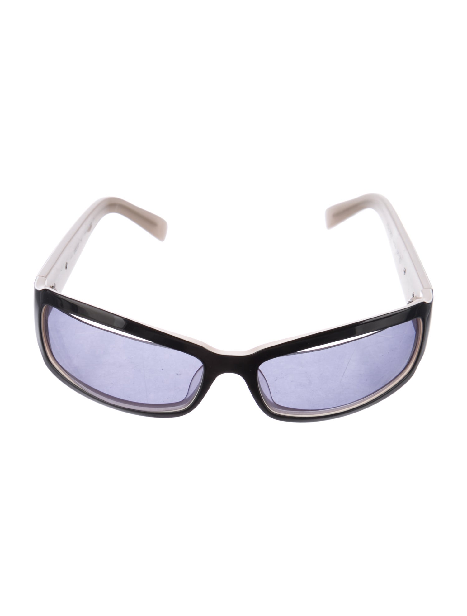 Anna Sui Shield Tinted Sunglasses - Black Sunglasses, Accessories ...