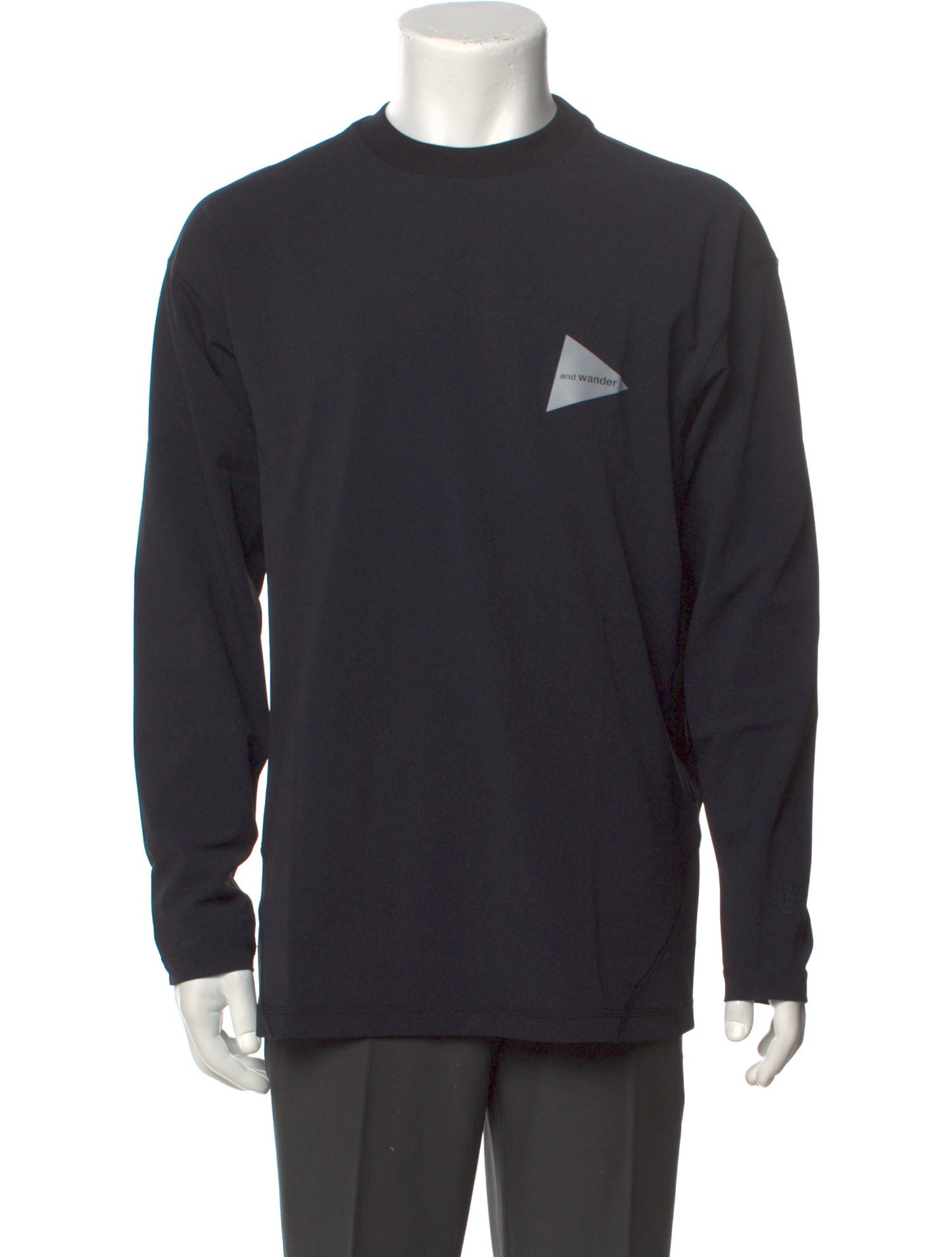 And Wander Graphic Print Crew Neck T-Shirt w/ Tags - Black T-Shirts ...