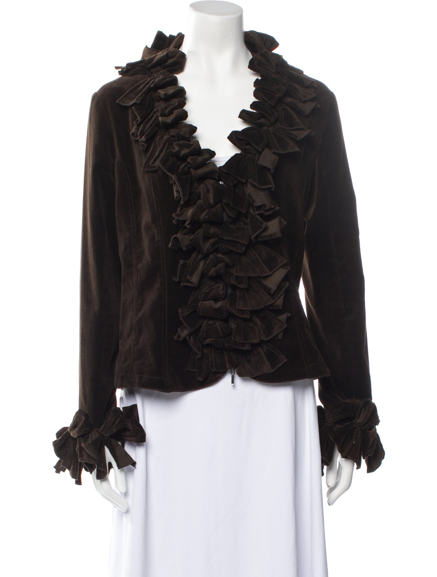 Anne Fontaine Jacket - Brown Jackets, Clothing - ANF35670 | The RealReal