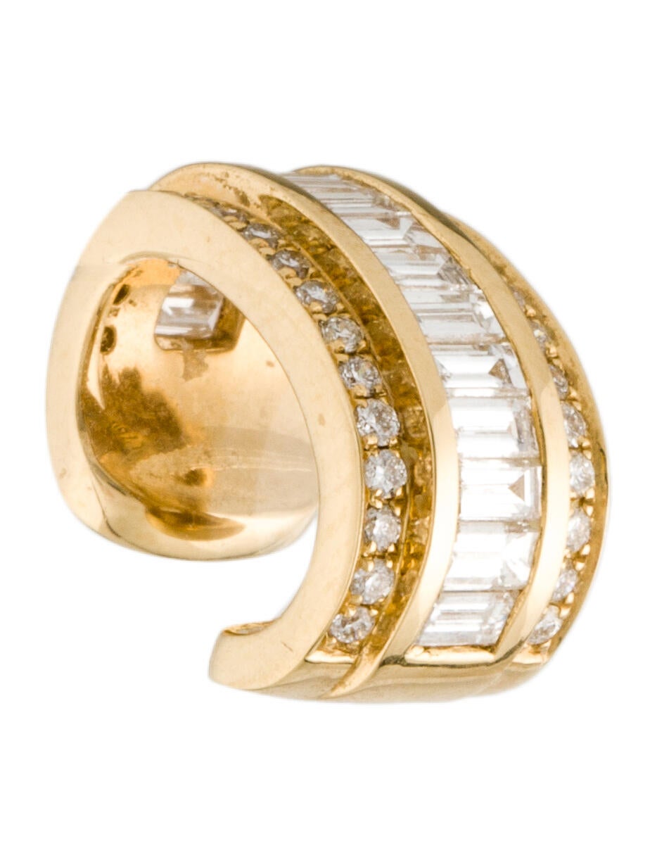 Repossi 18K Berbère 4 Row Ear Cuff - 18K Black Gold Ear Cuff, Earrings ...