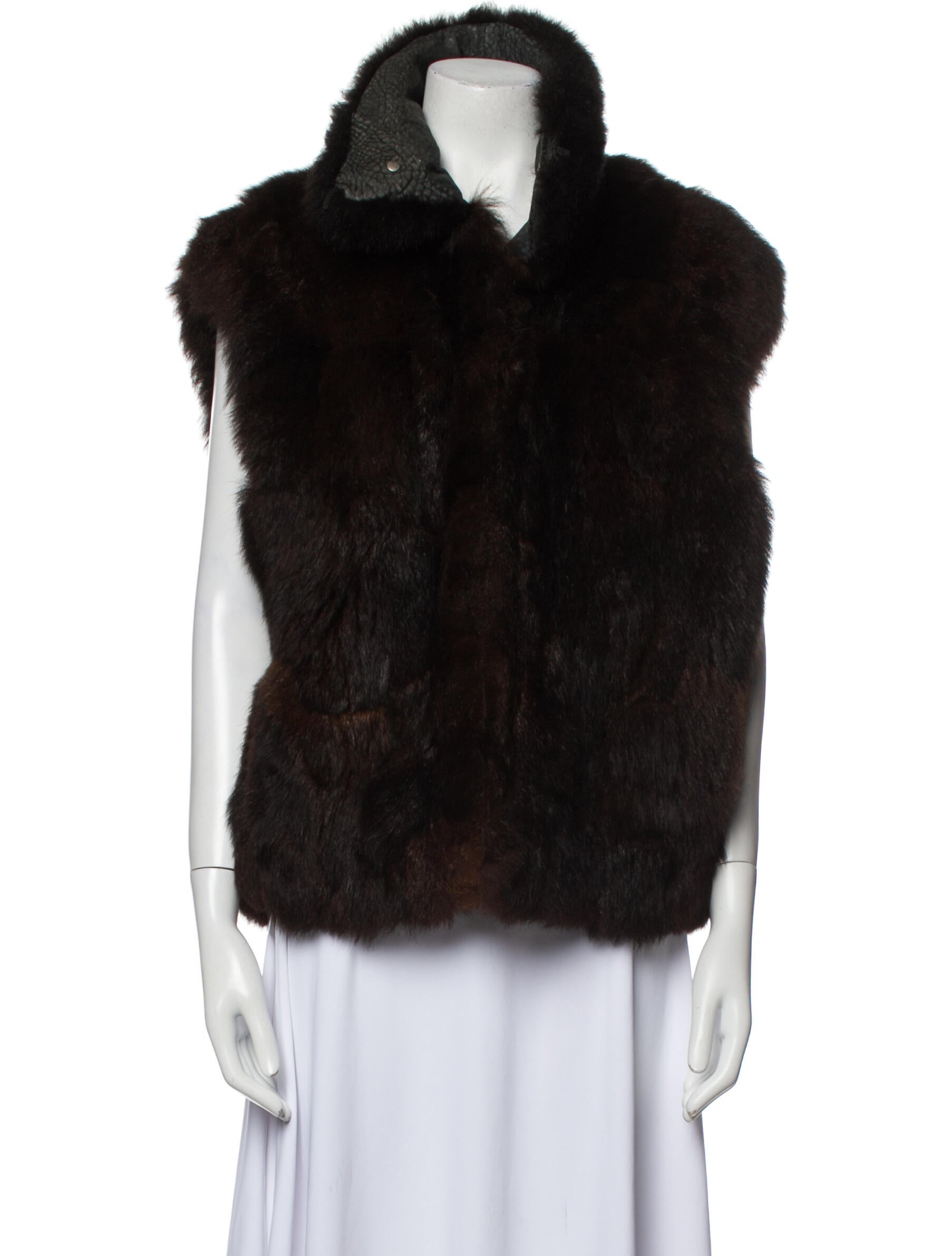 Andrew Marc Fur Coat - Brown Coats, Clothing - ANM23876 | The RealReal