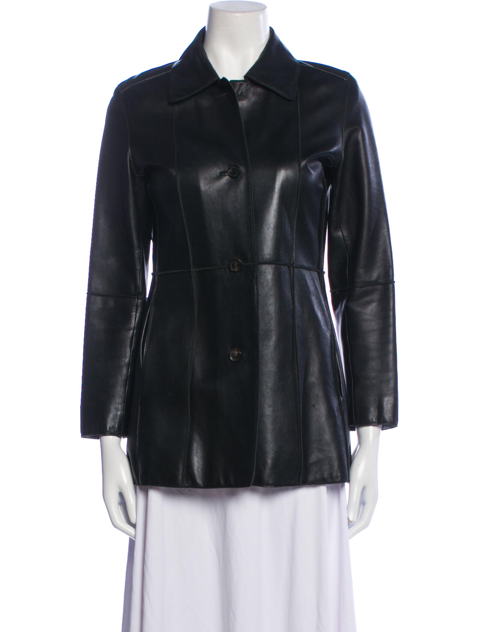 Andrew Marc Leather Biker Jacket - Black Jackets, Clothing - ANM23997 ...