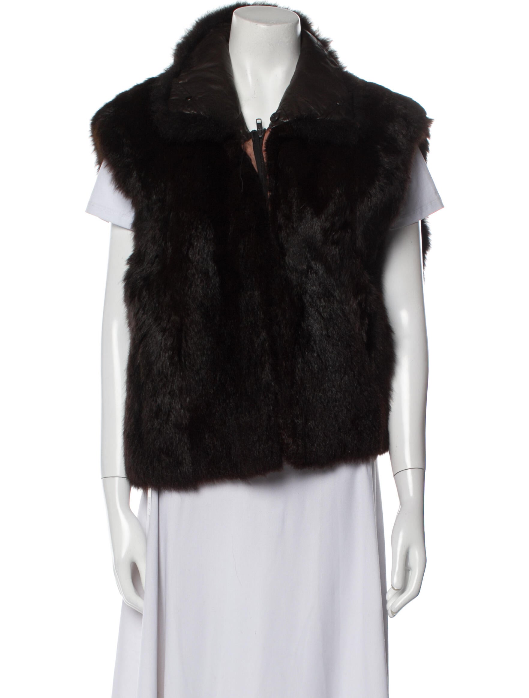 Andrew Marc Fur Jacket - Brown Jackets, Clothing - ANM24065 | The RealReal