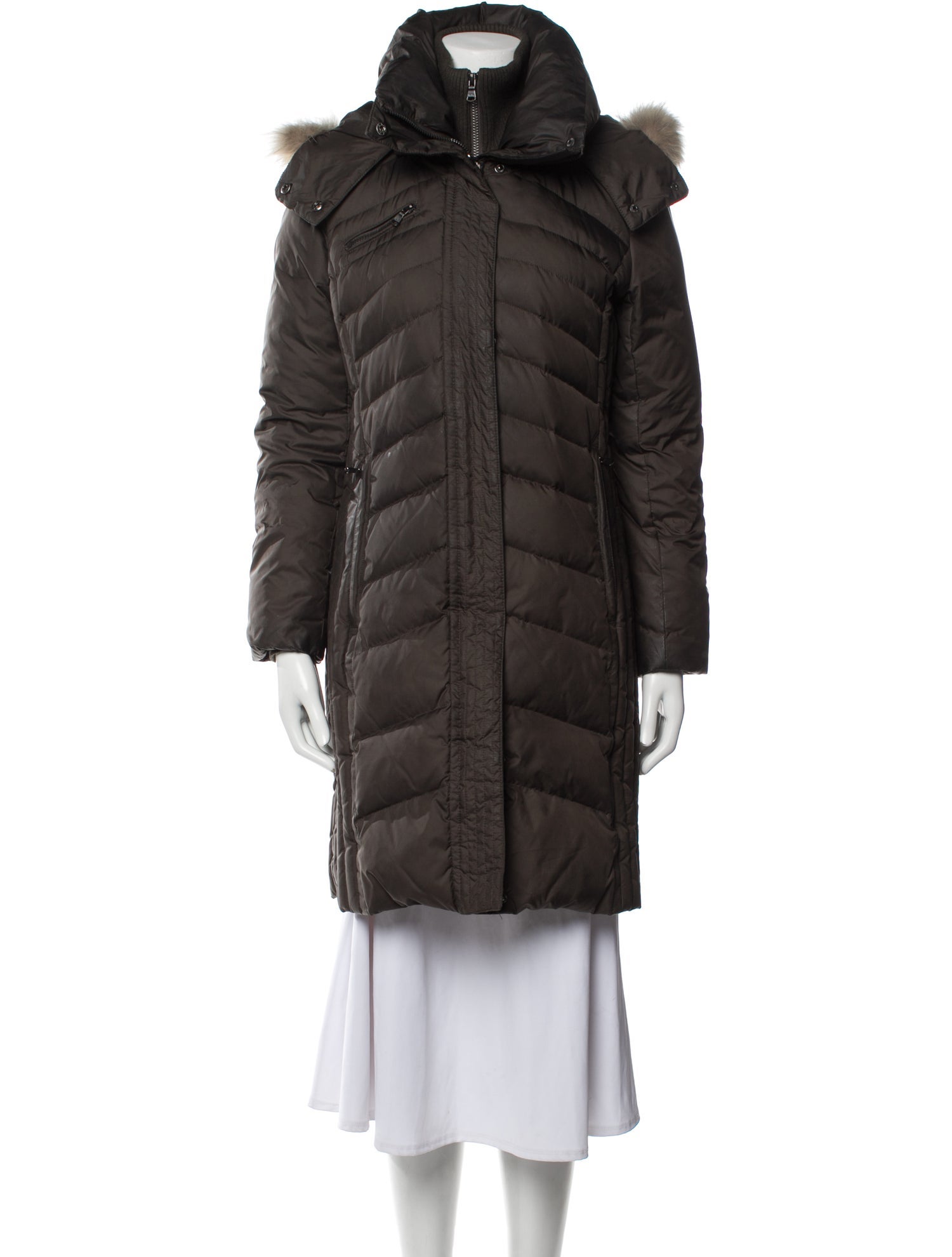 Andrew Marc Down Coat - Brown Coats, Clothing - ANM25180 | The RealReal