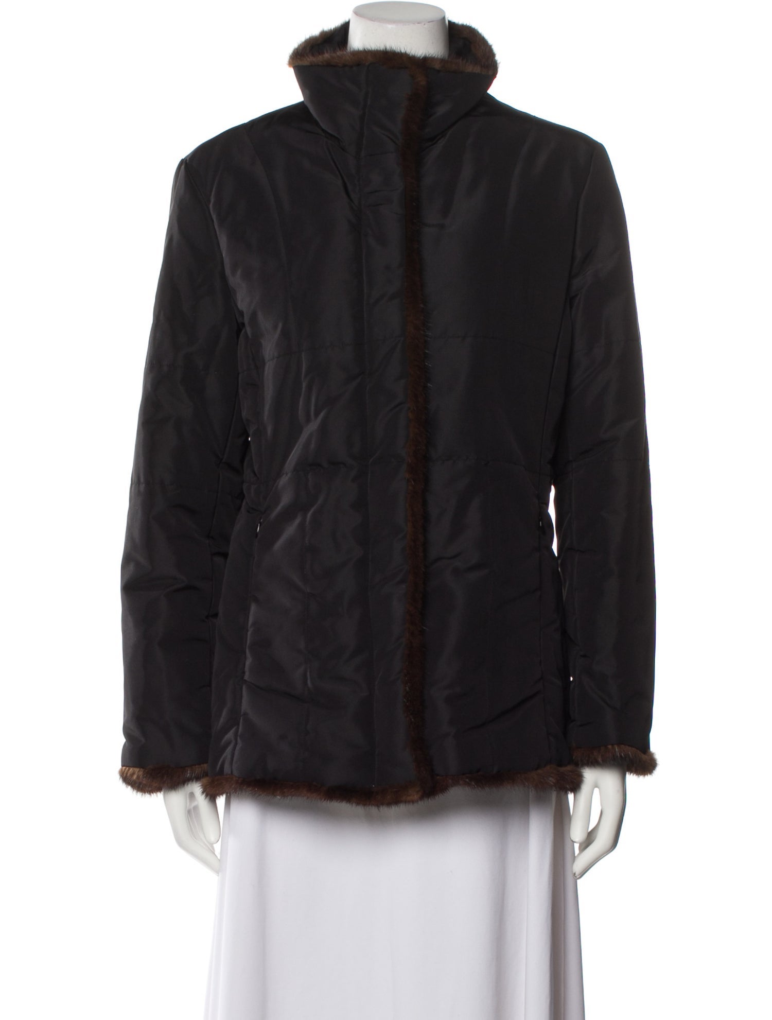 Andrew Marc Fur Jacket - Black Jackets, Clothing - ANM26639 | The RealReal