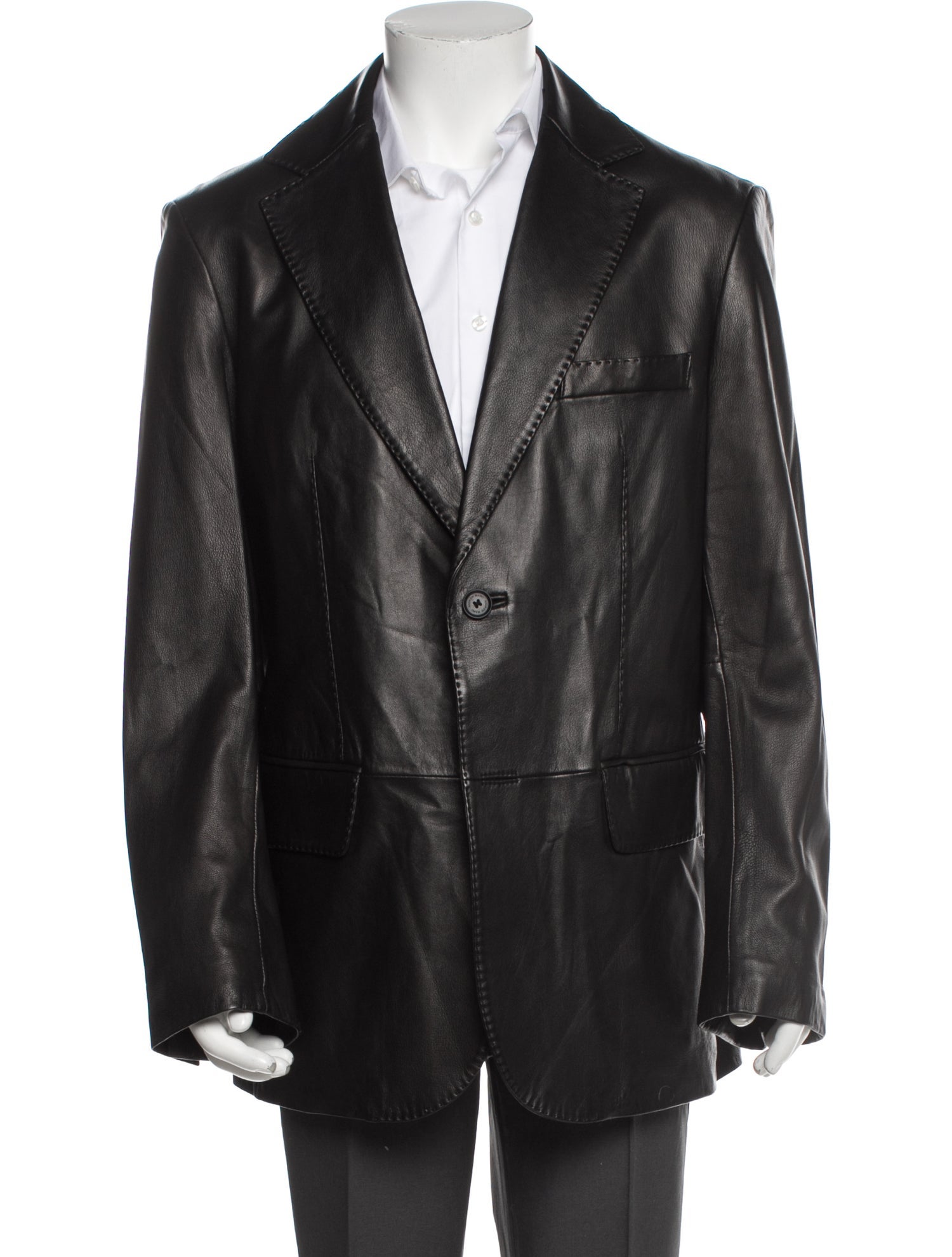 Andrew Marc Leather Moto Jacket w/ Tags - Black Outerwear, Clothing ...