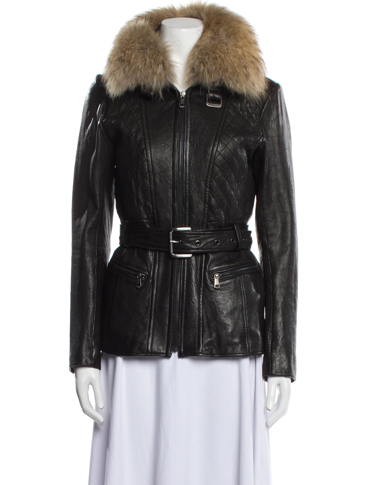 Andrew Marc Leather Jacket - Black Jackets, Clothing - ANM26781 | The ...