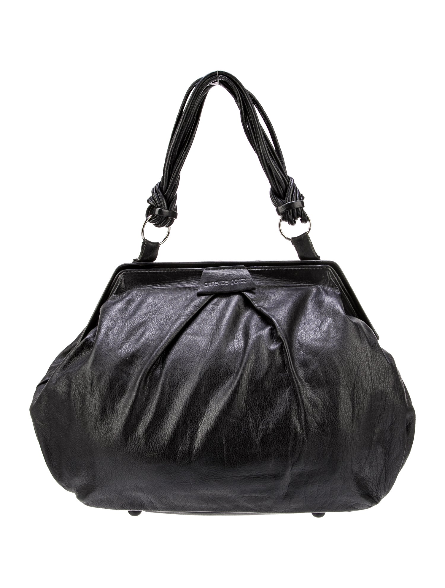 Annette Görtz Leather Shoulder Bag - Black Shoulder Bags, Handbags ...