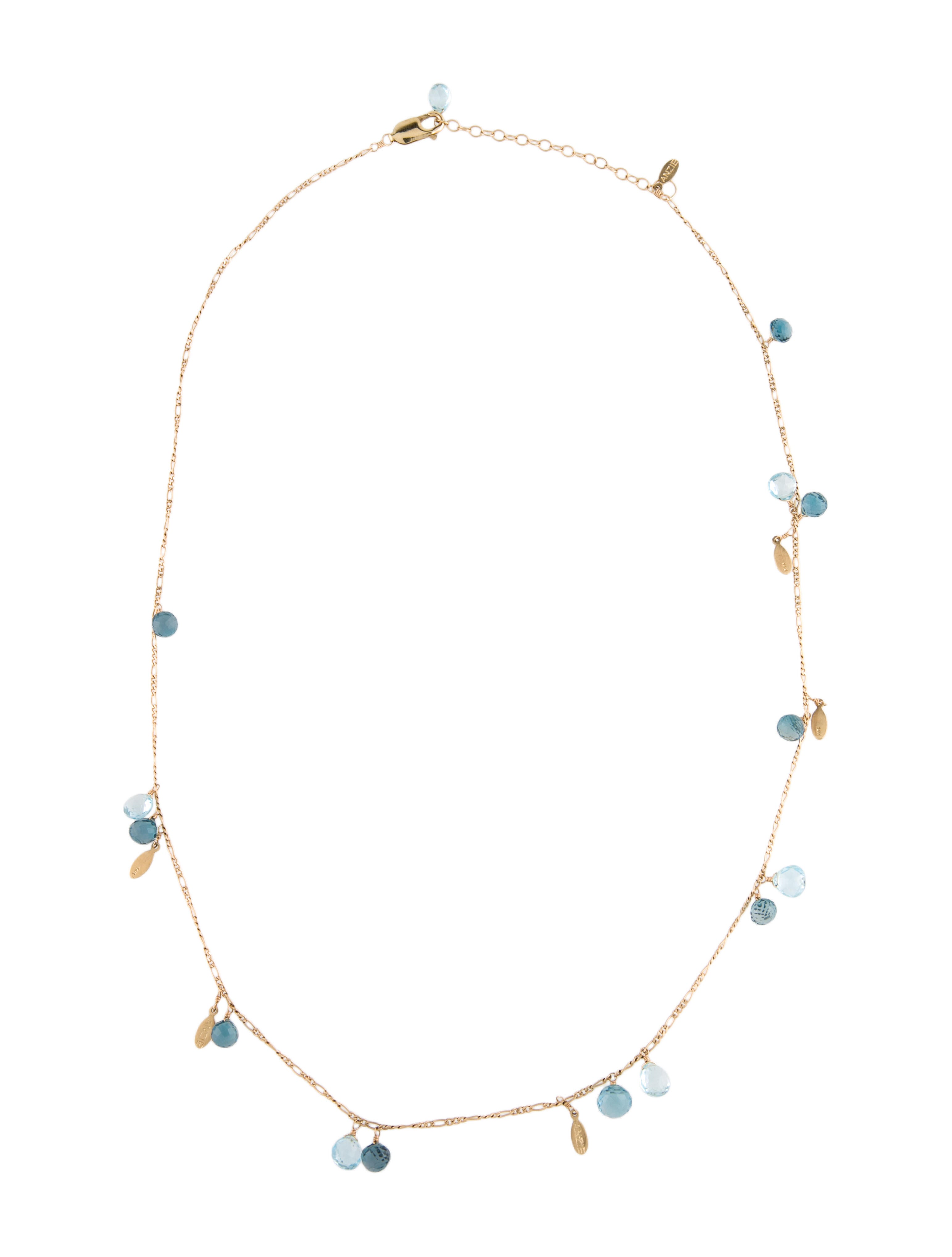 Effy Jewelry 14K Multi-Gemstone Station Chain Necklace - 14K Yellow ...